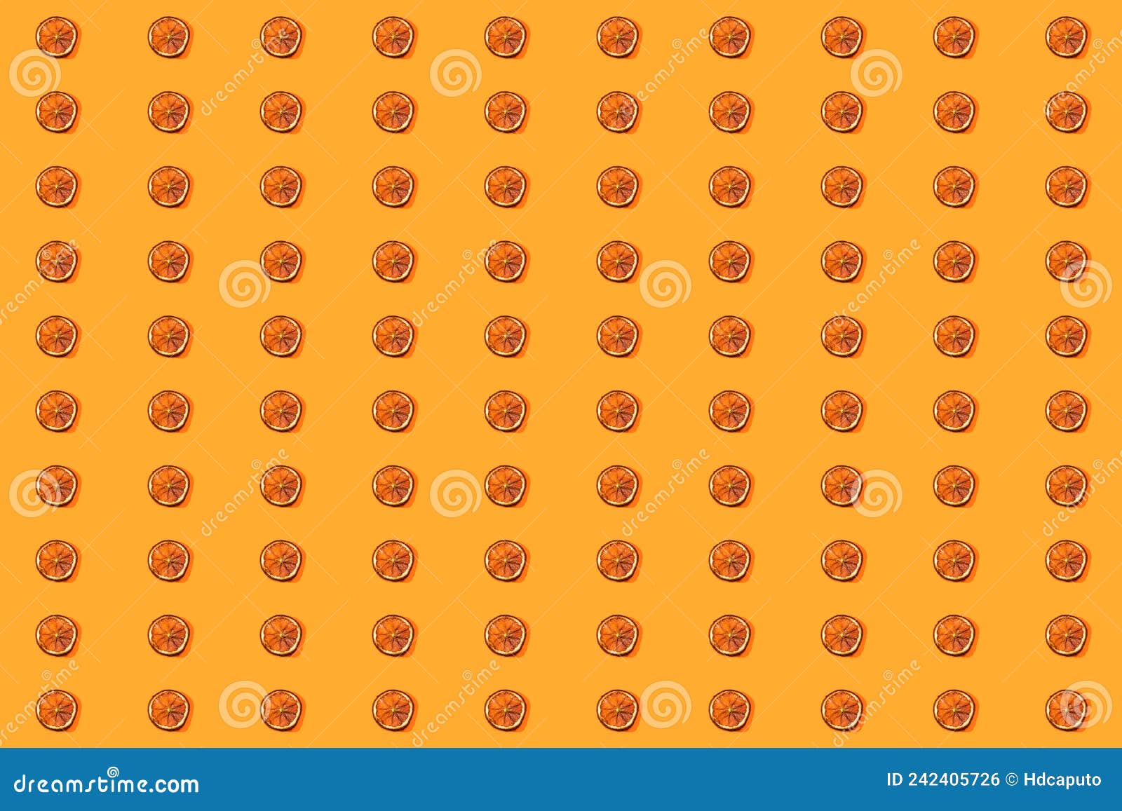 Regular Arrangement of Dissected Orange Slices on a Orange Surface ...