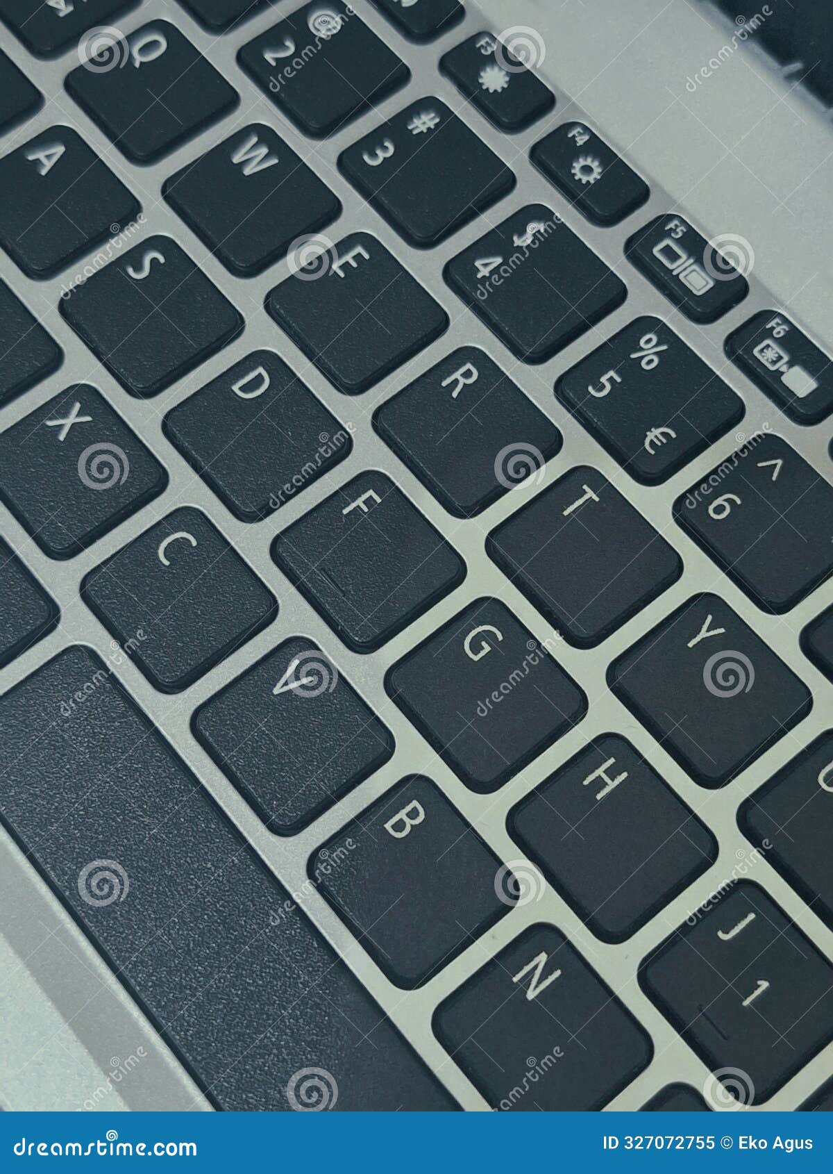 Regular Arrangement of Letters on the Keyboard? Stock Image - Image of ...