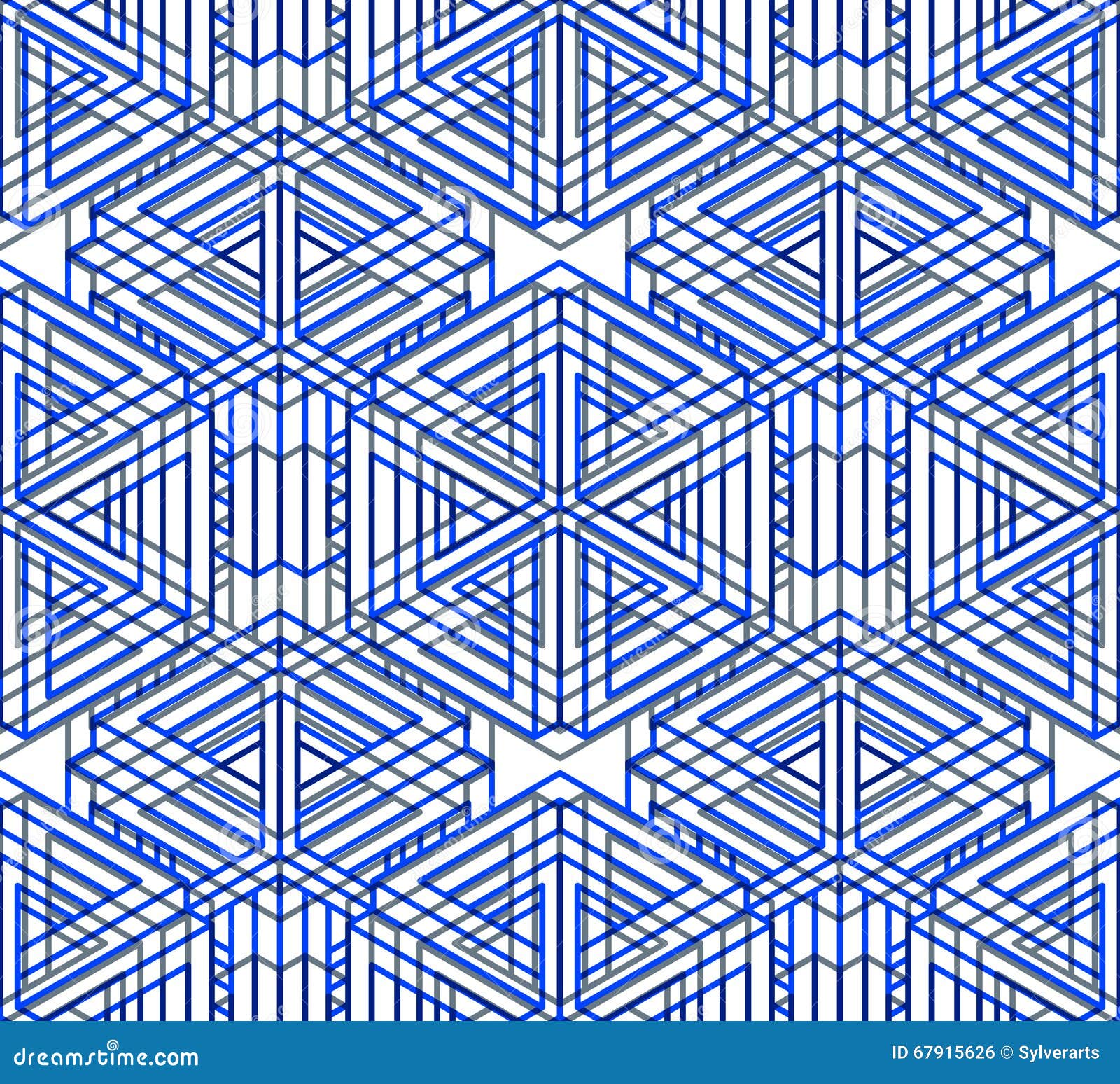 Regular Colorful Endless Pattern with Intertwine Three-dimensional ...