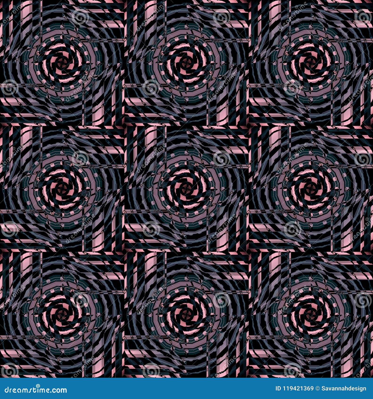 Regular Concentric Circles Pattern Pink Gray Dark Green Brown Black ... Regular Concentric Circles Pattern Pink Gray Dark Green Brown Black ...