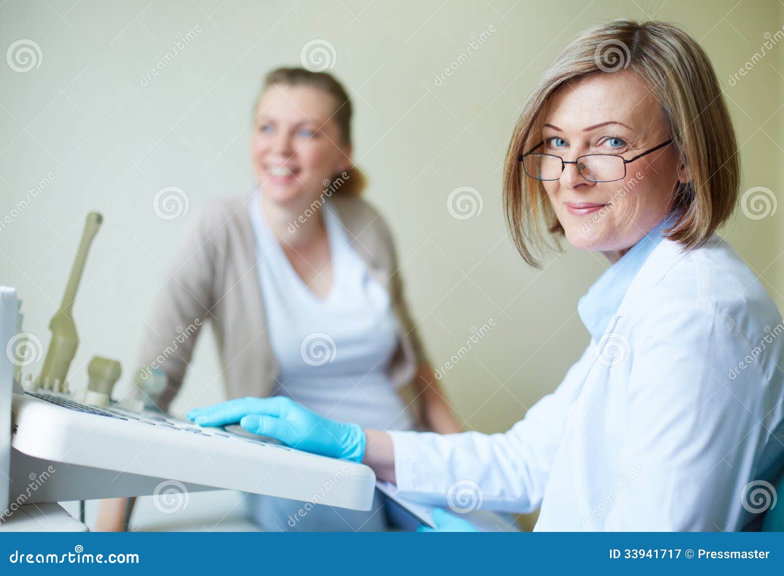 Regular examination stock image. Image of hospital, experienced - 33941717