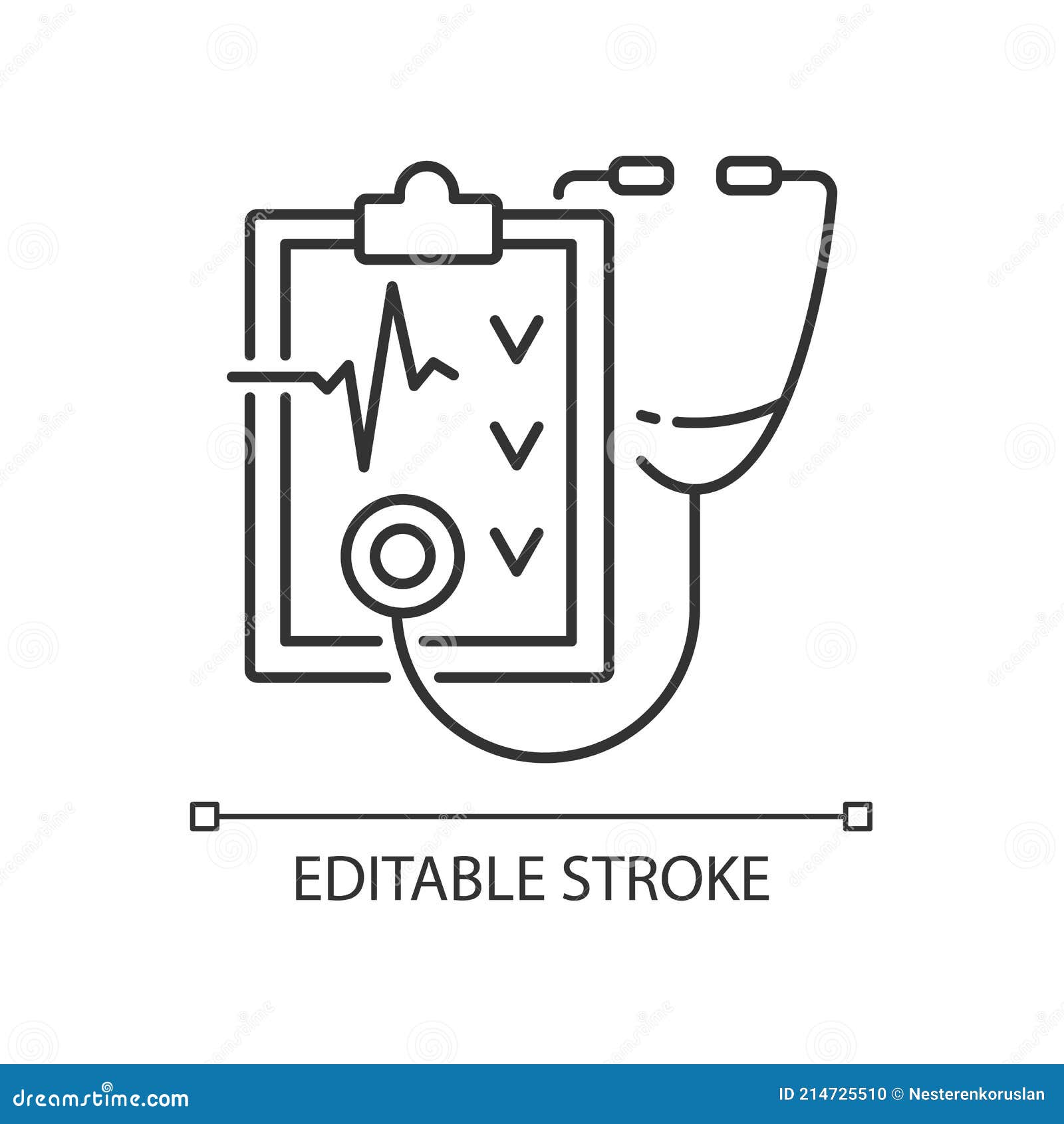Regular Health Checkups Linear Icon Vector Illustration | CartoonDealer ... Regular Health Checkups Linear Icon Vector Illustration | CartoonDealer ...