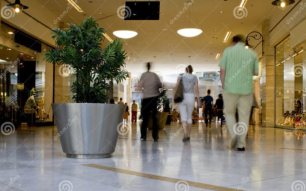 Regular mall scene stock photo. Image of places, skylights - 24640988