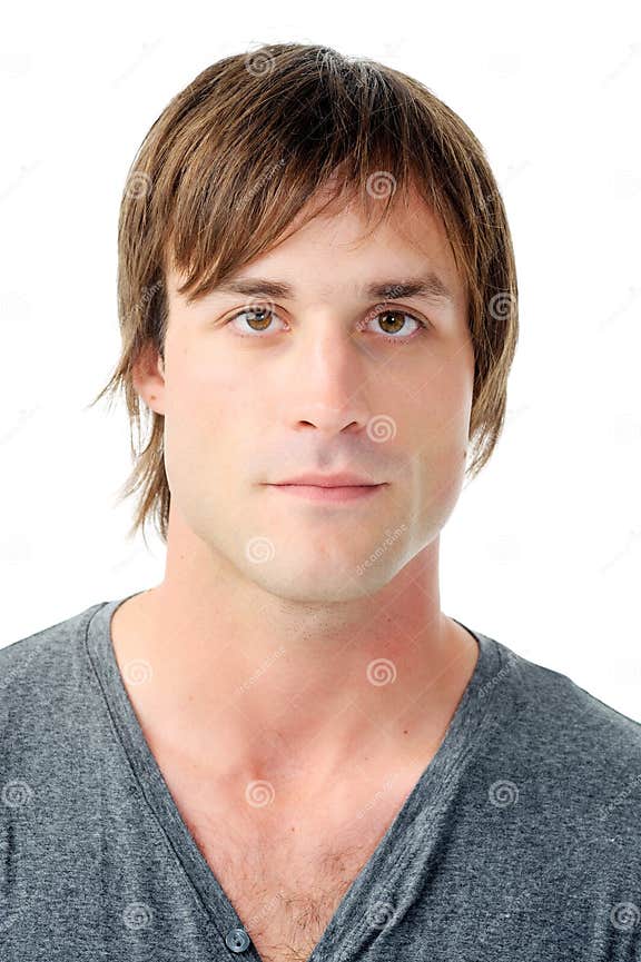 Regular man face stock image. Image of closeup, shirt - 22774871