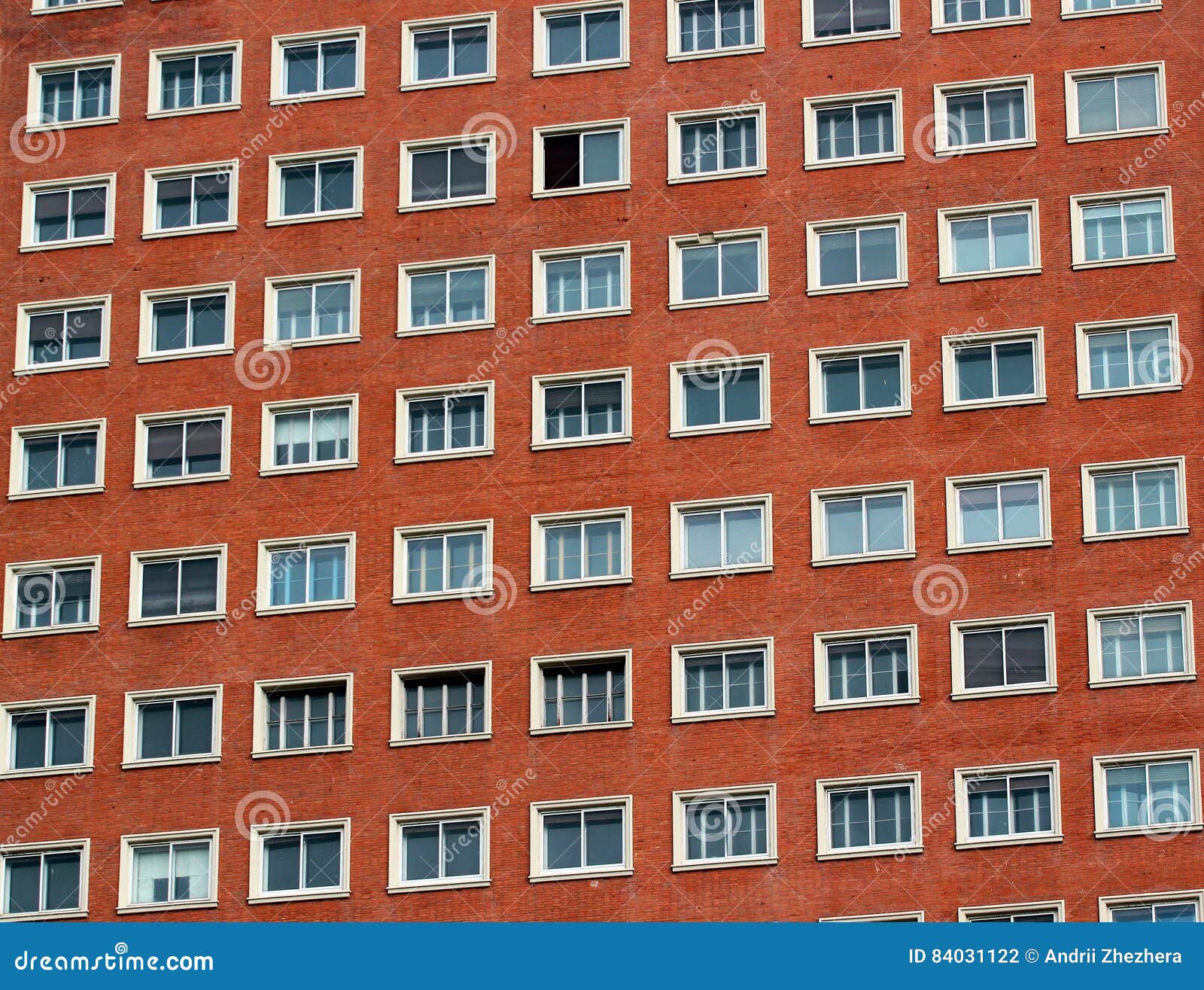 Regular Pattern of Windows in a Modern Building Stock Photo - Image of ...