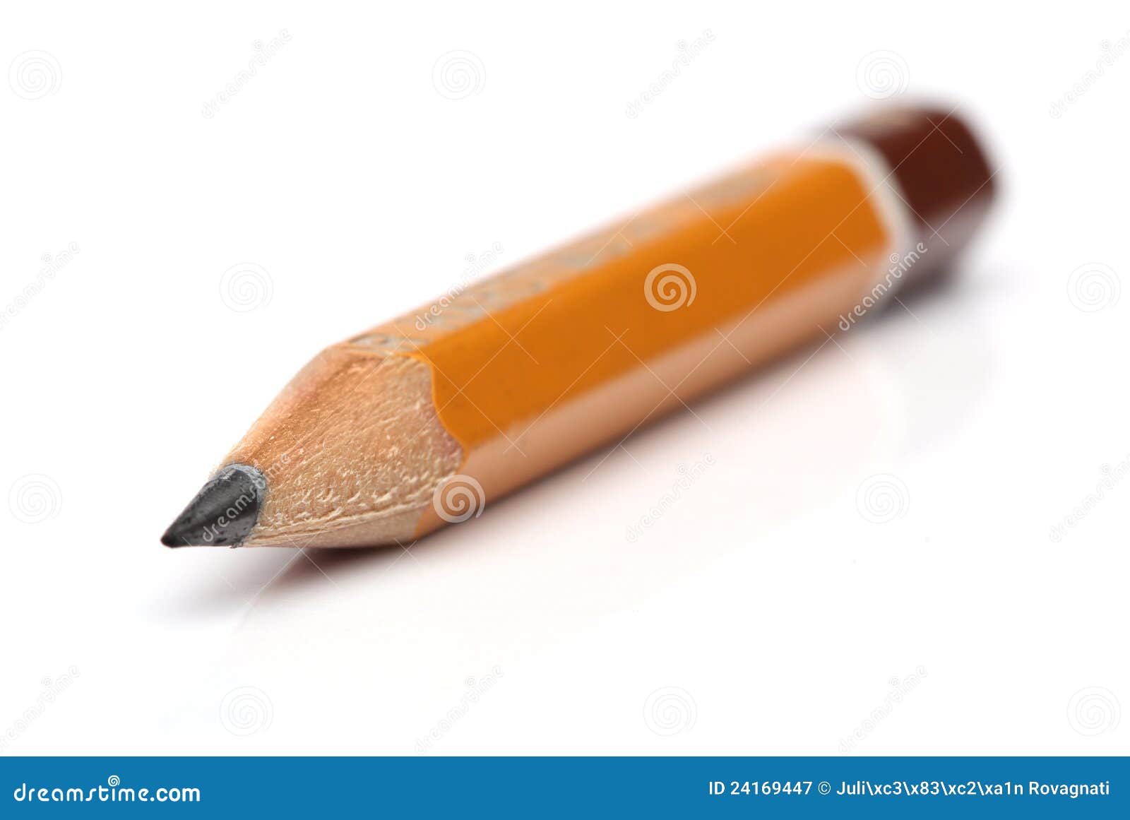 Regular pencil over white stock image. Image of yellow - 24169447