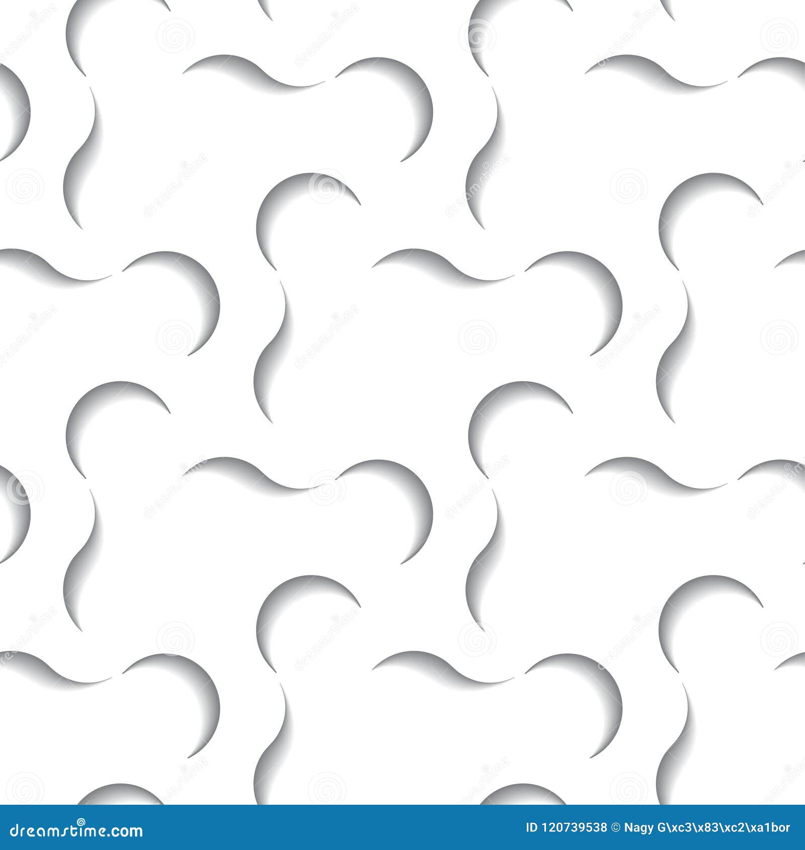 REGULAR ROUNDED SHAPE in TRANSITION. SEAMLESS VECTOR PATTERN Stock ...