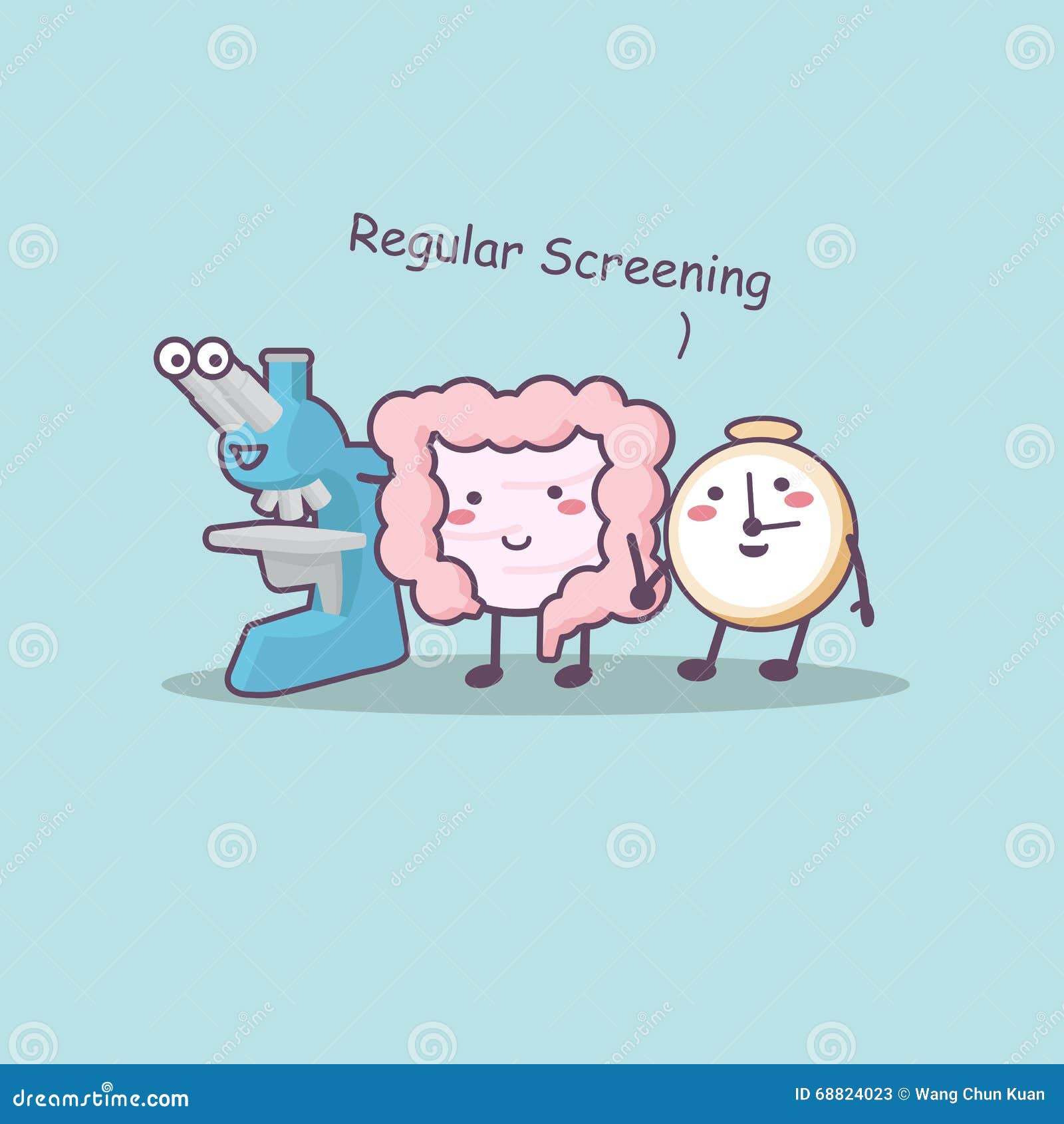 Stomach Screening Isometric Composition Cartoon Vector | CartoonDealer ...