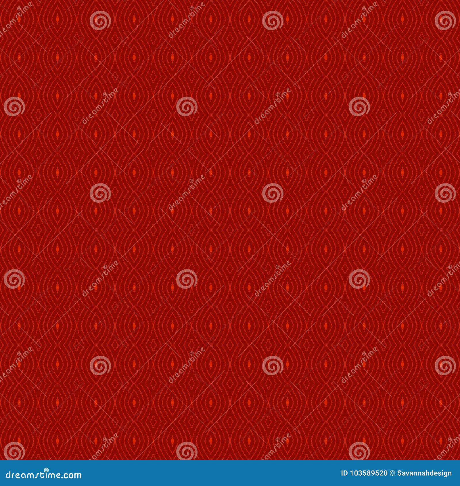 Regular Seamless Diamond Pattern Red with Outlines Stock Illustration ...