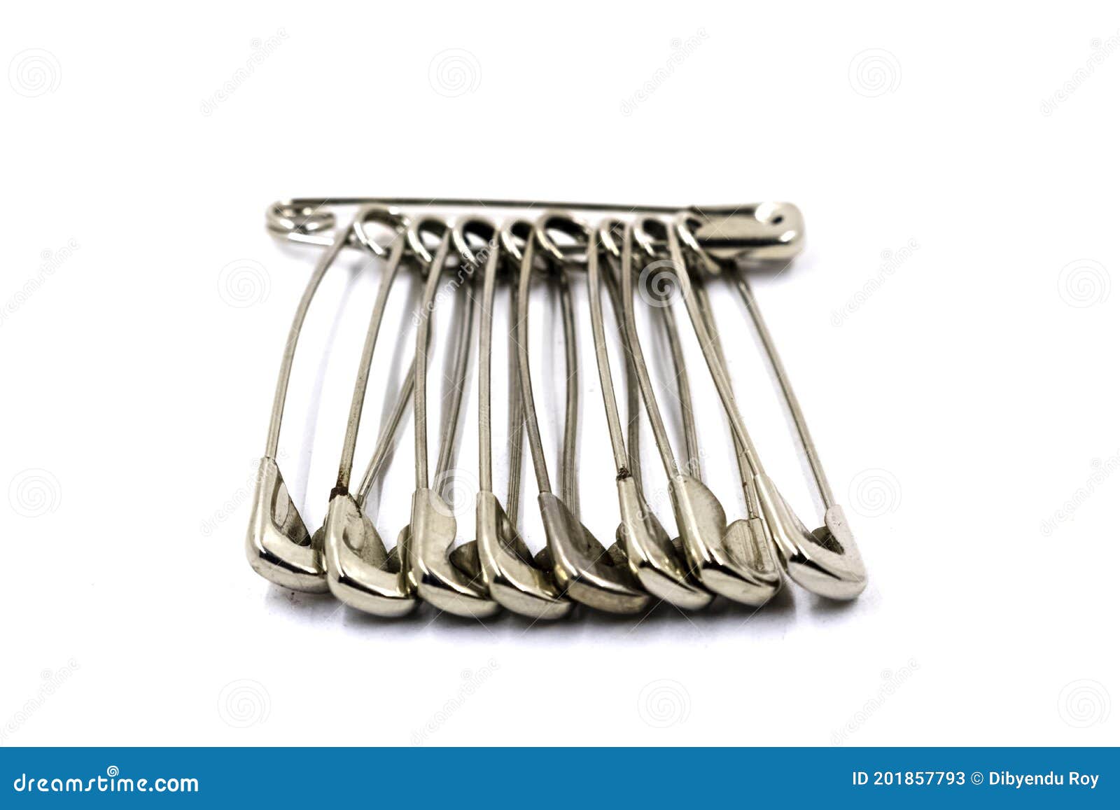 Pin Or Sewing Safety Pin On A Background. Royalty-Free Stock Photo ...