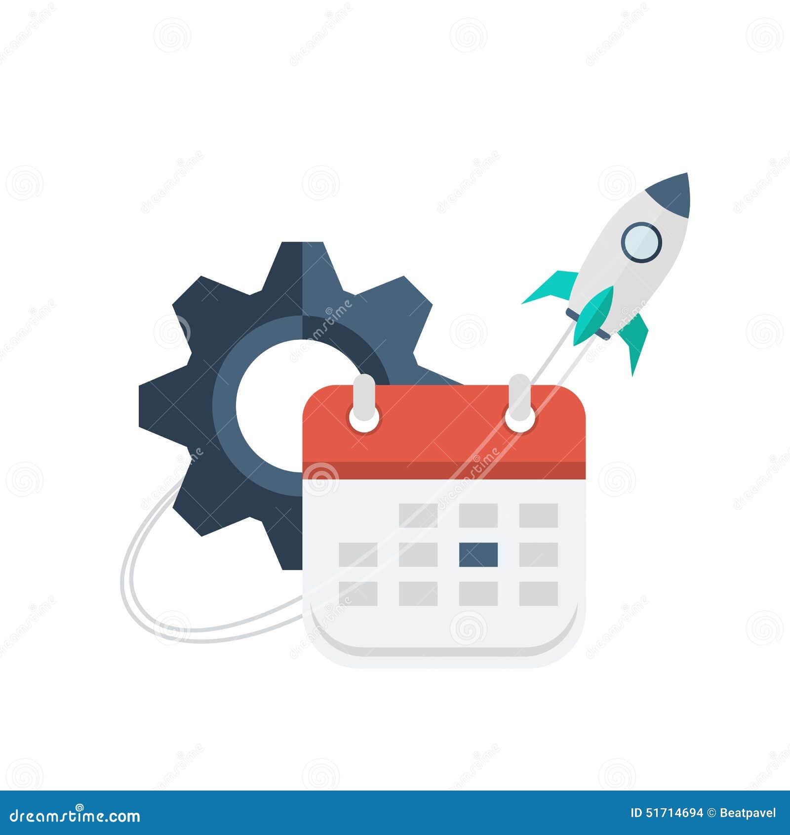 Regular Updates stock vector. Illustration of calendar - 51714694