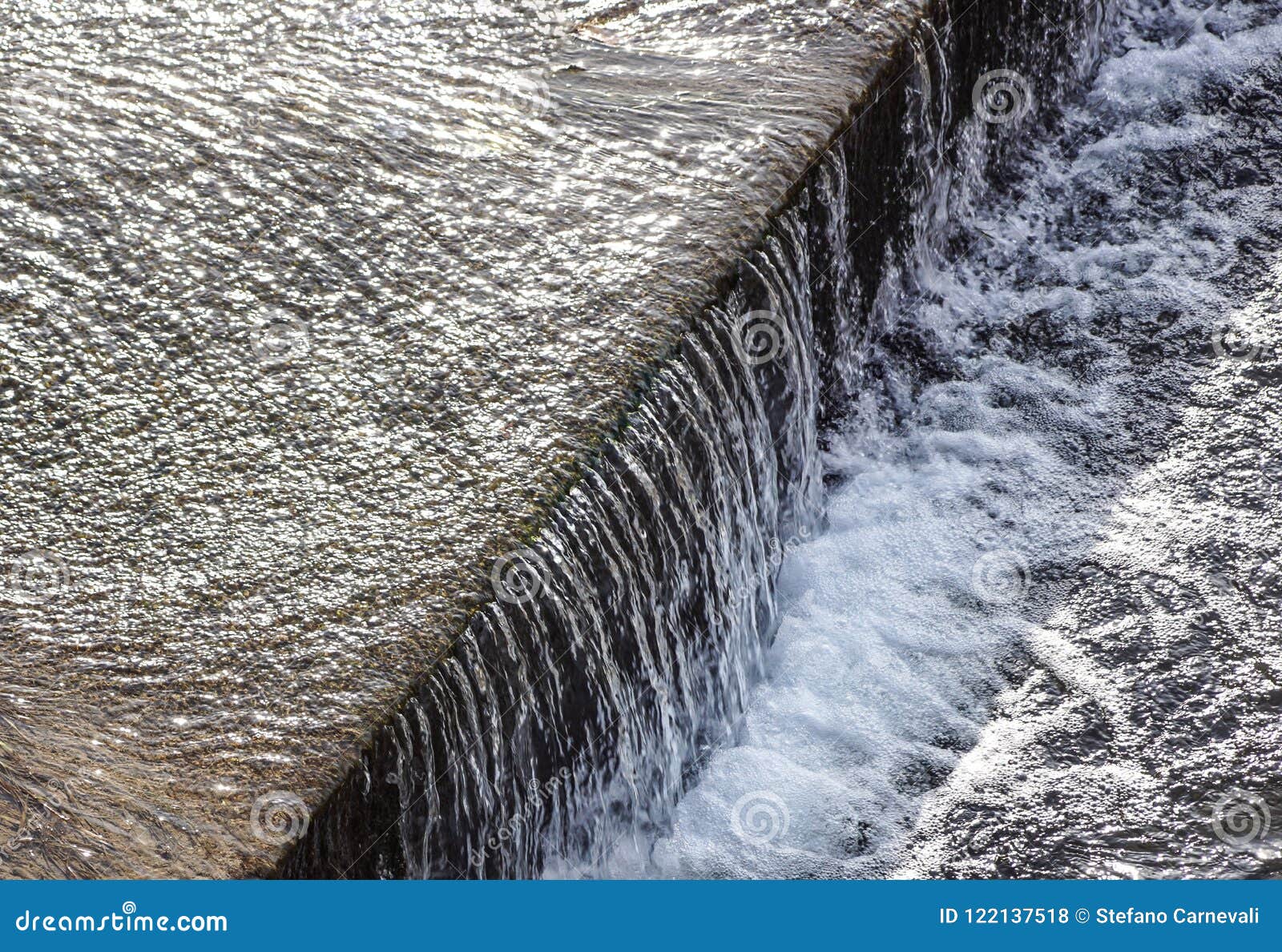 Regulated Water Flow of and Irrigation Channel that Flows through the ...
