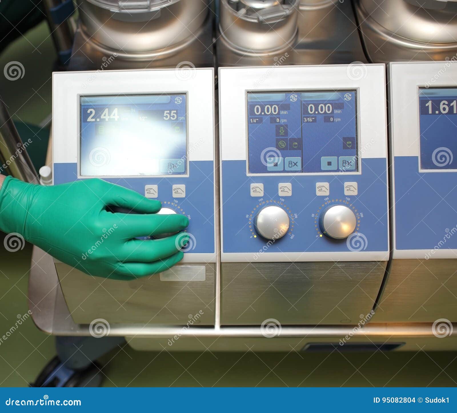 Regulating Heart-lung Machine in the Operating Room Stock Photo - Image ...