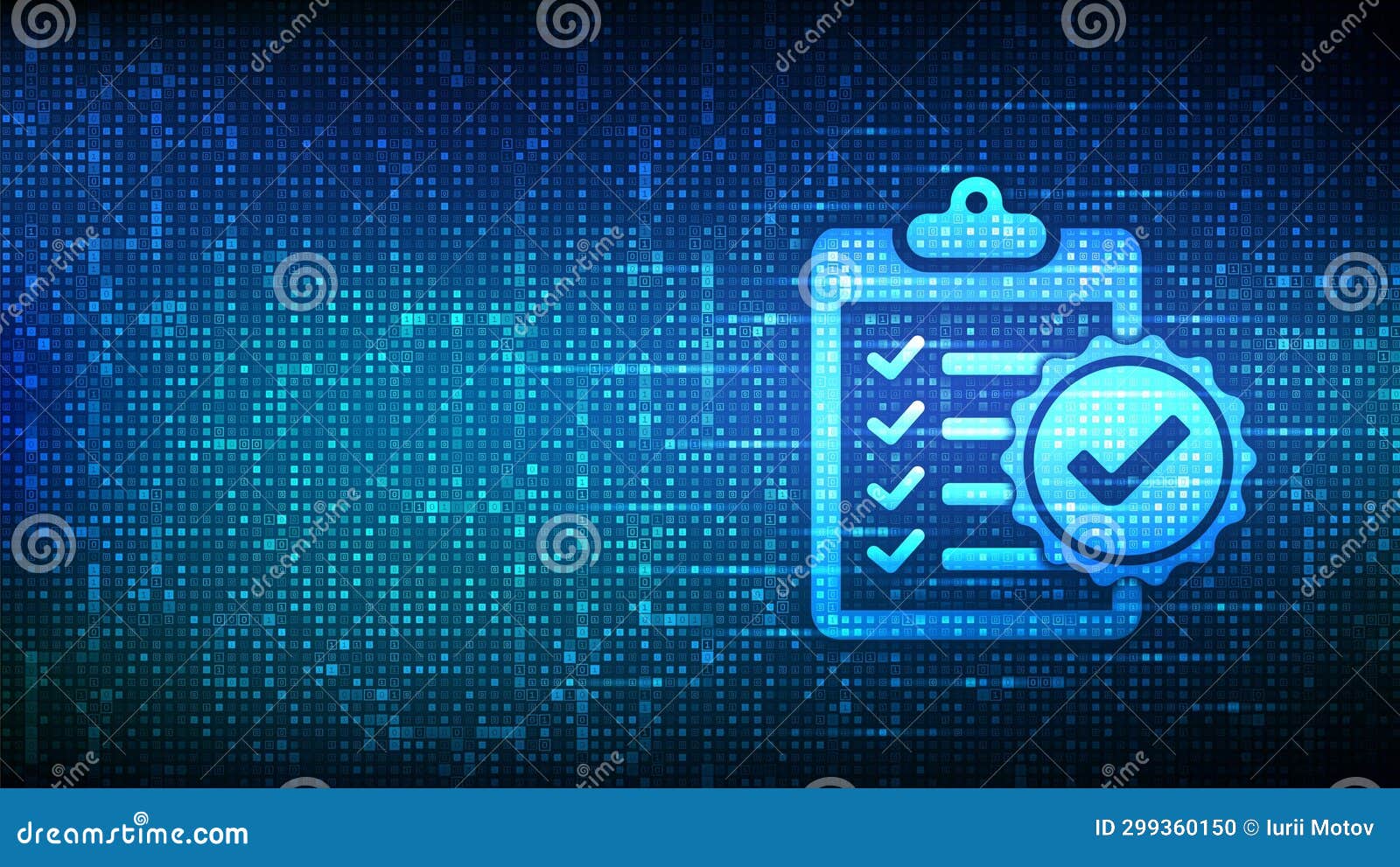 Regulation Compliance Icon Made with Binary Code. Reg Tech Financial ...