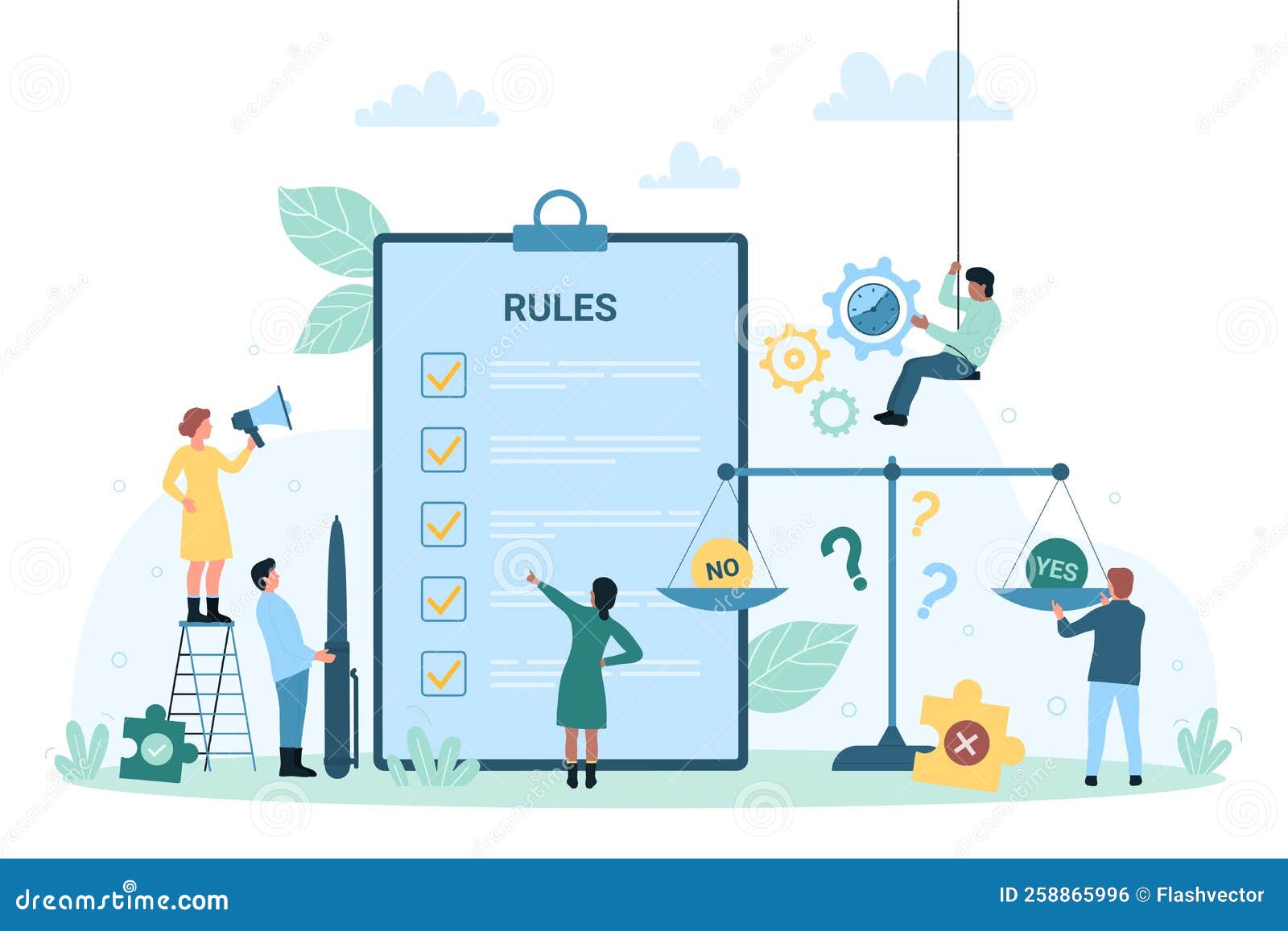 Regulation and Compliance Rules, Tiny People Reading and Understanding ...