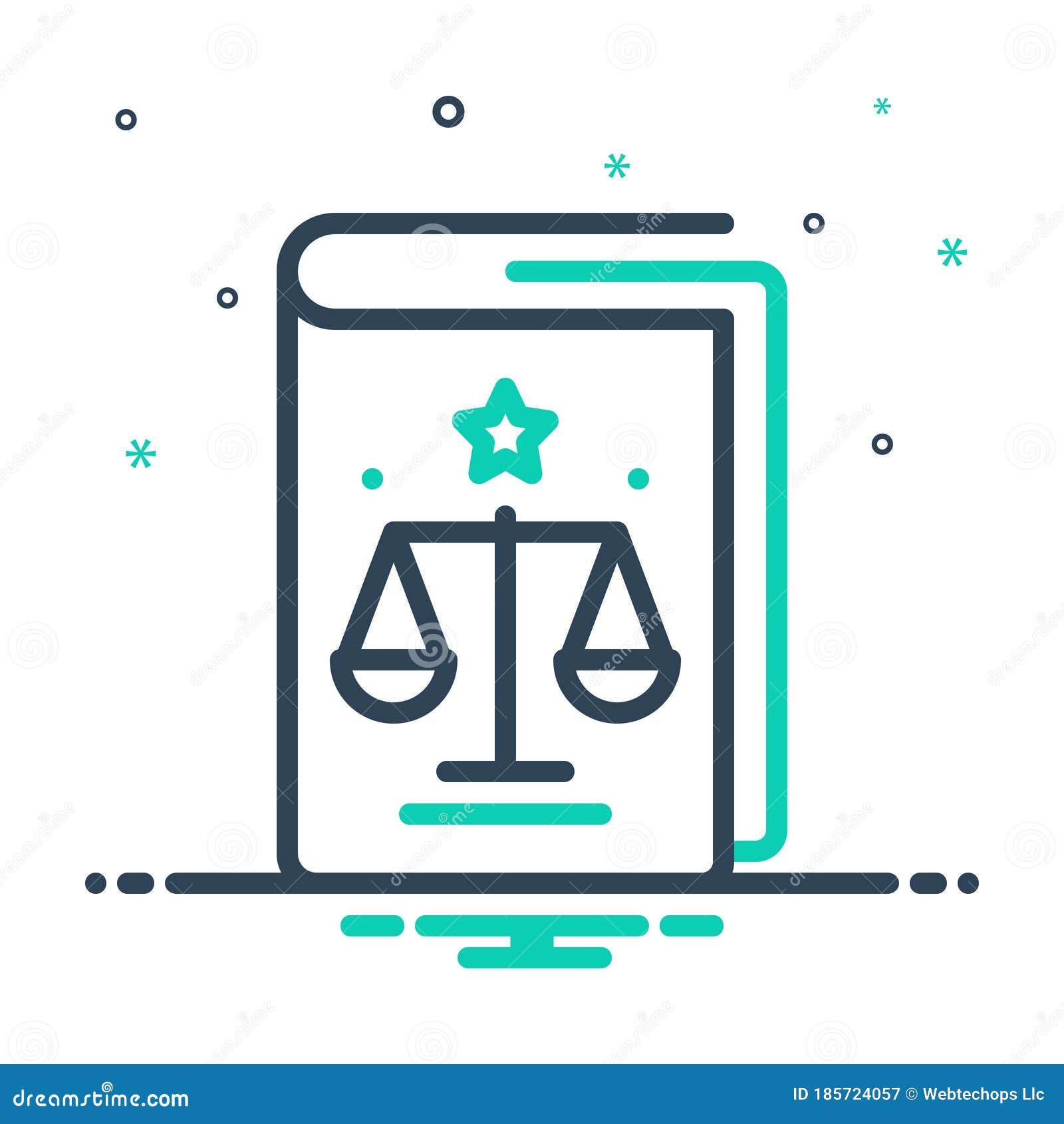 Mix Icon for Regulation, Law and Precept Stock Vector - Illustration of ...