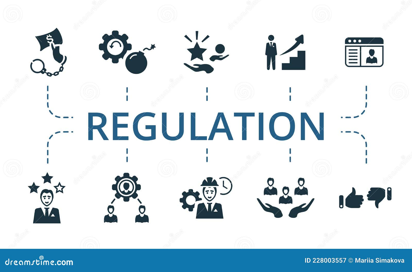 Regulation Icon Set. Contains Editable Icons Theme Such As Reputation ... Regulation Icon Set. Contains Editable Icons Theme Such As Reputation ...