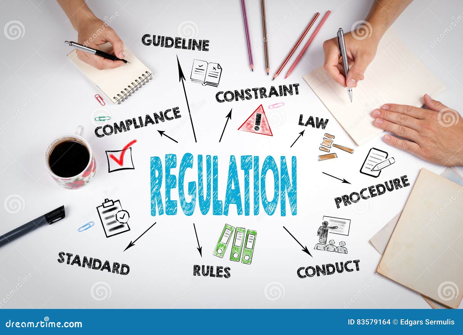 Regulation. the Meeting at the White Office Table Stock Photo - Image ...