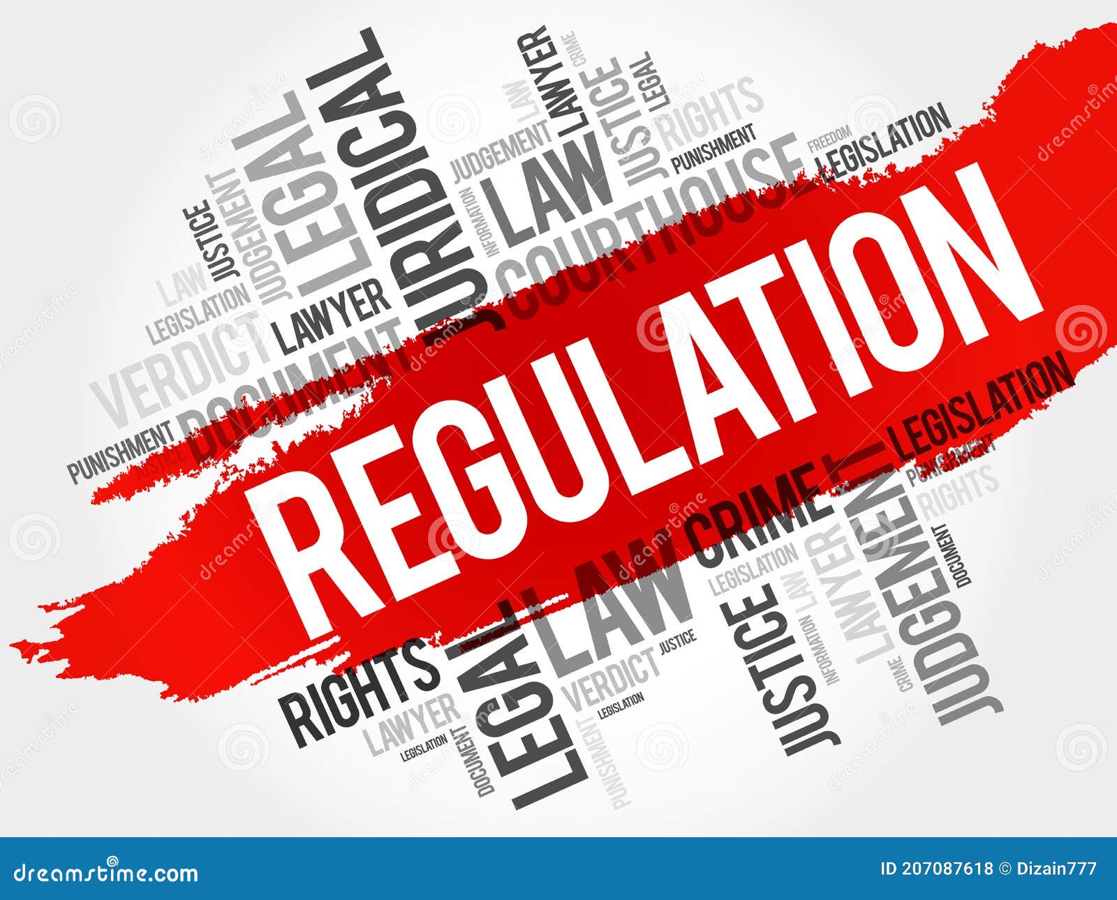 Regulation word cloud stock illustration. Illustration of court - 207087618