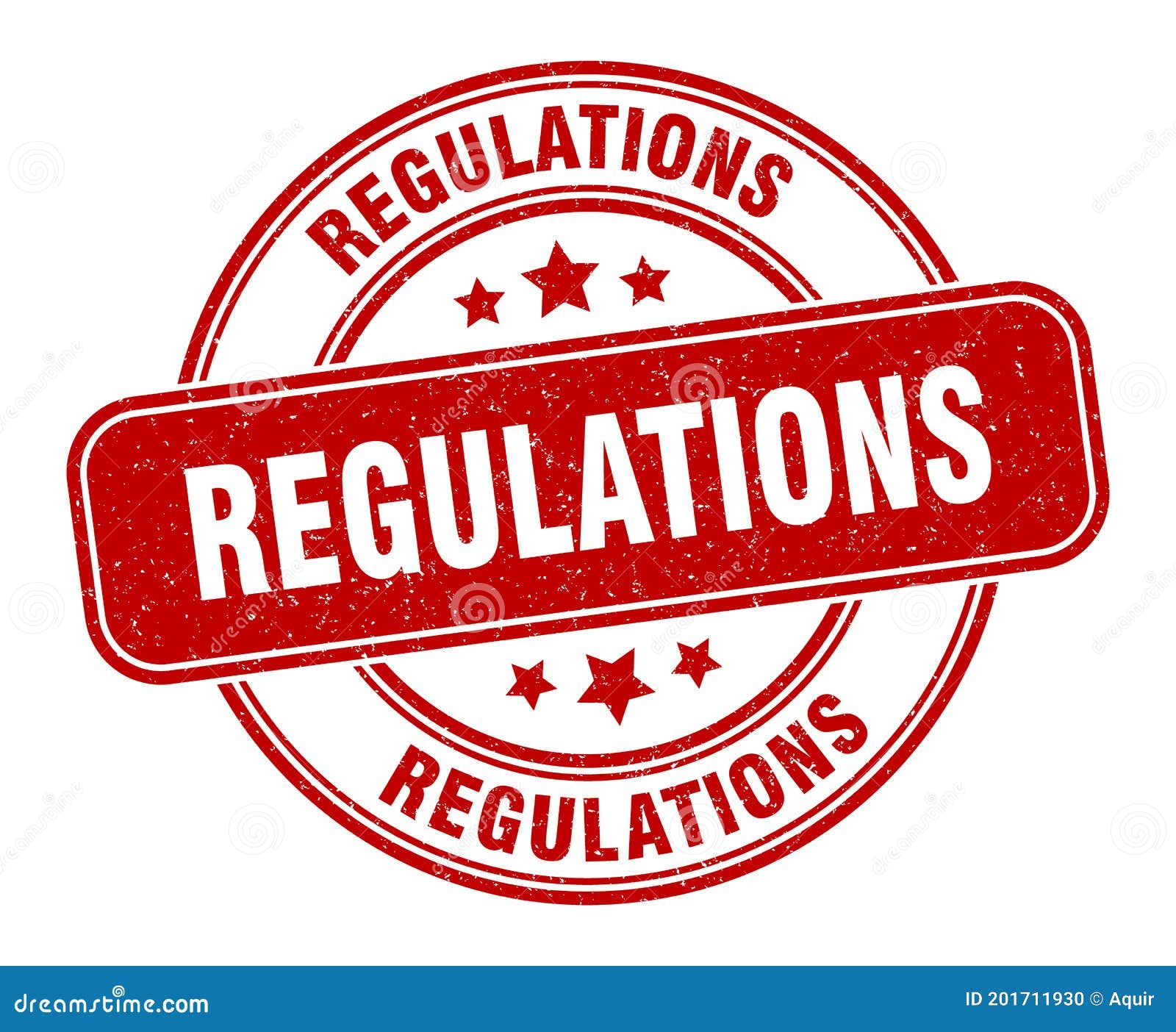 Regulations Stamp. Regulations Label. Round Grunge Sign Stock Vector ...
