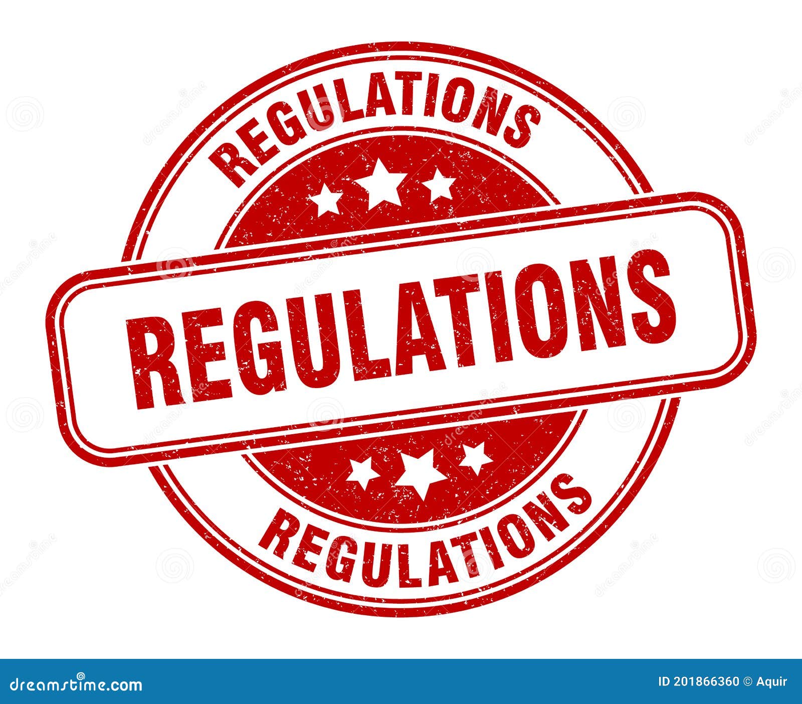Regulations Stamp. Regulations Label. Round Grunge Sign Stock Vector ...