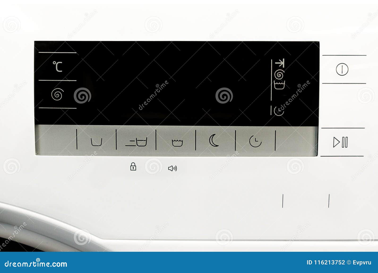Regulator on the Control Panel of Household Appliances Stock Photo ...