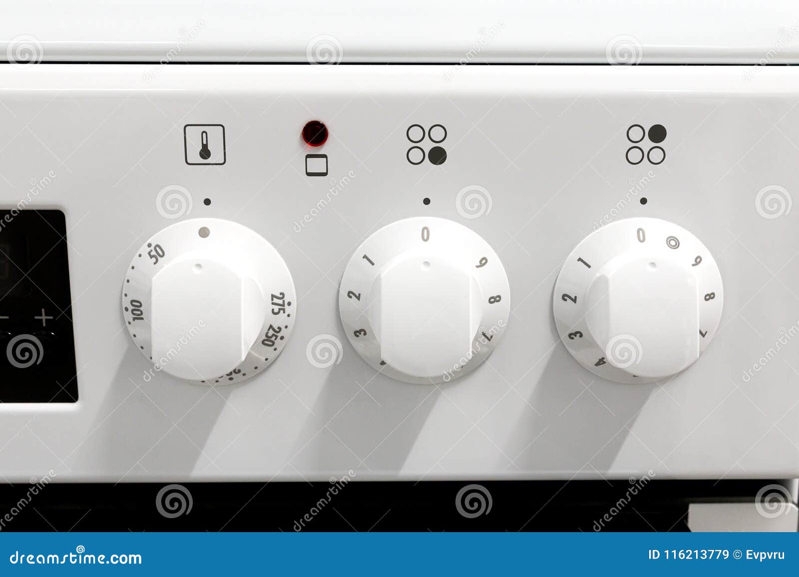Regulator on the Control Panel of Household Appliances Stock Image ...
