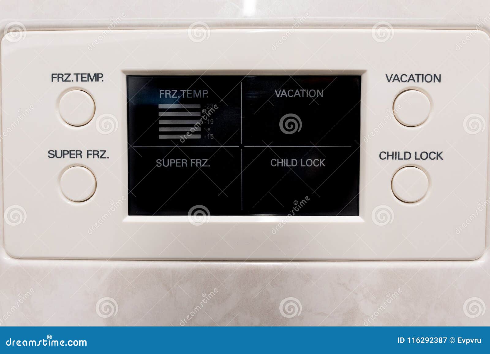 Regulator on the Control Panel of Household Appliances Stock Image ...