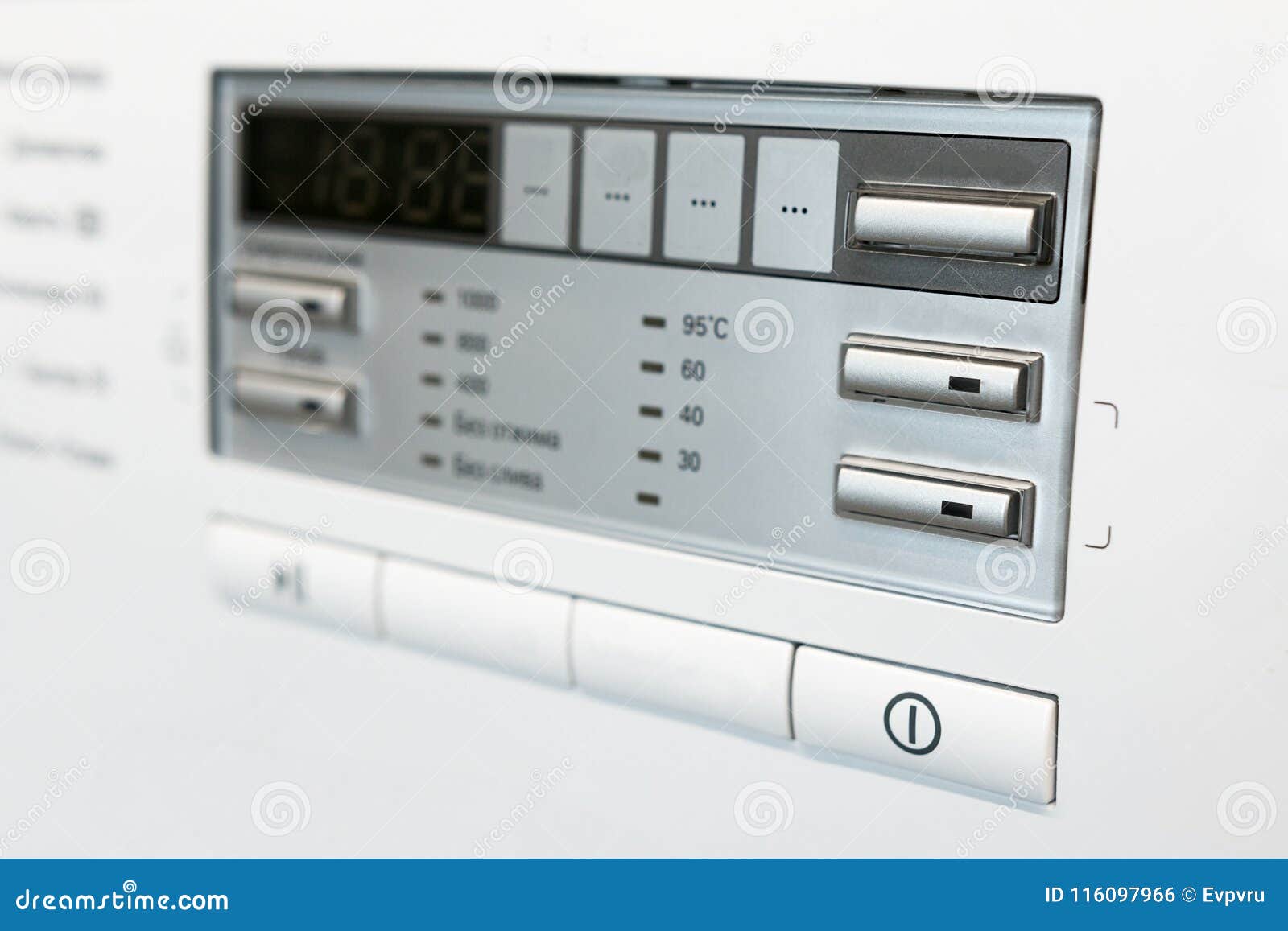 Regulator on the Control Panel of Household Appliances Stock Photo ...