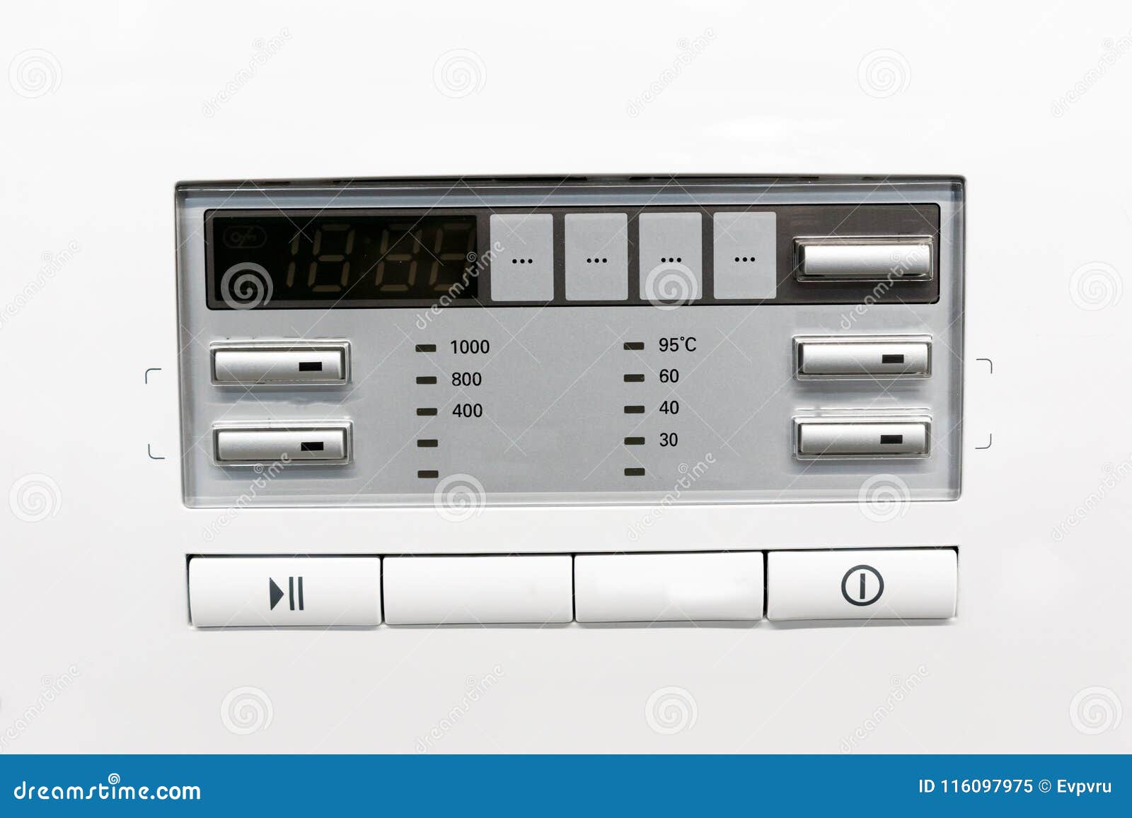 Regulator on the Control Panel of Household Appliances Stock Image ...
