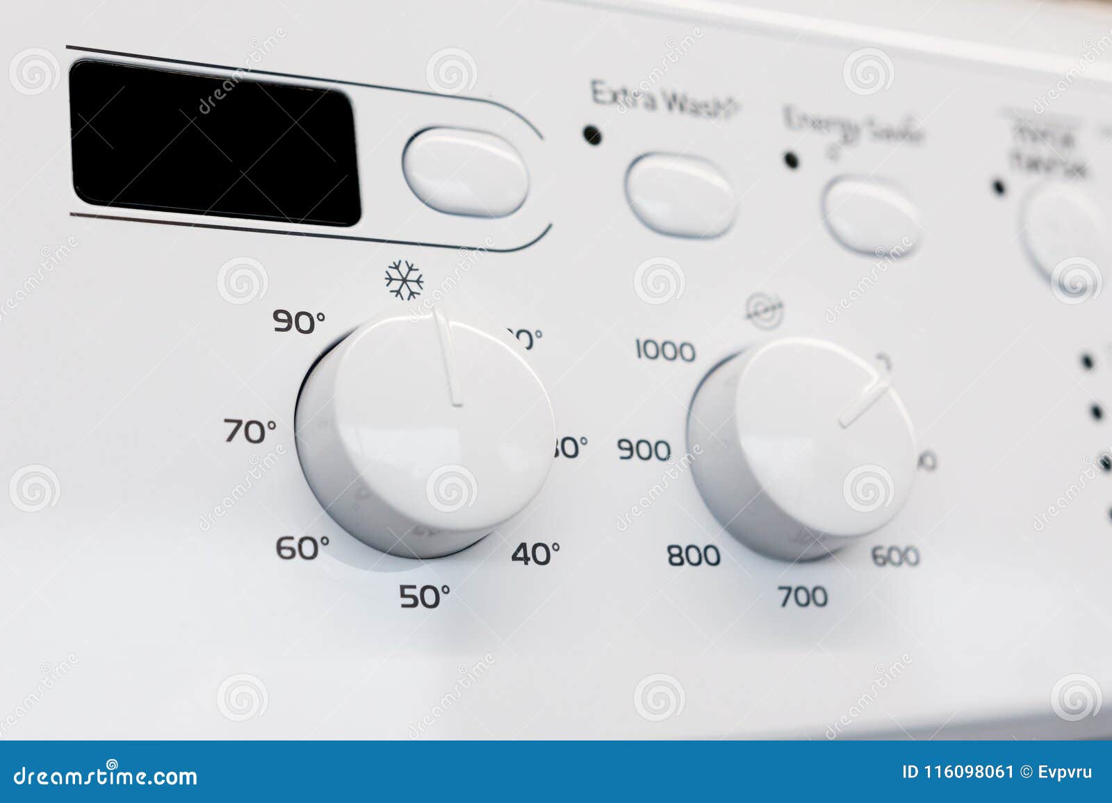Regulator on the Control Panel of Household Appliances Stock Image ...