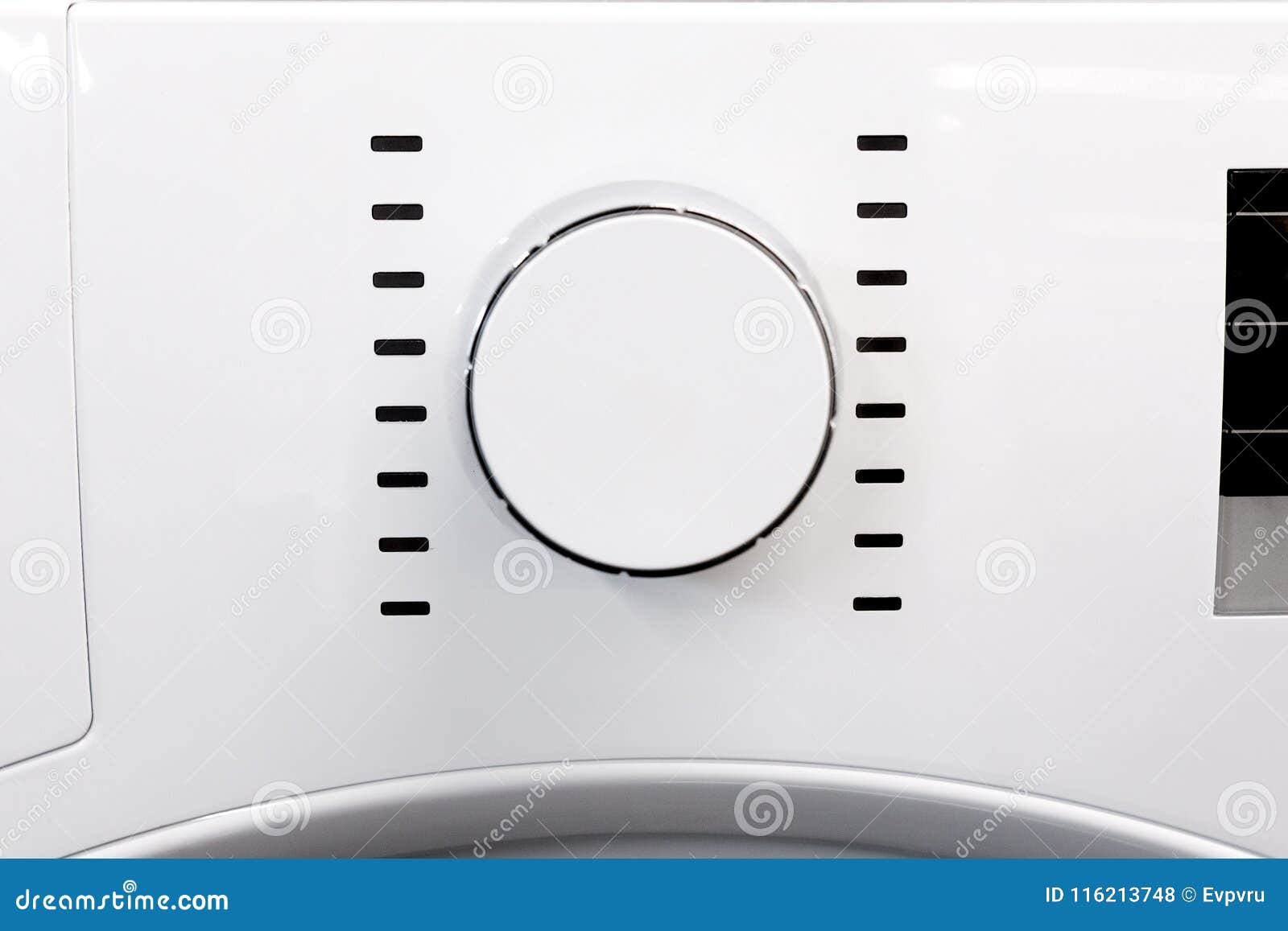 Regulator on the Control Panel of Household Appliances Stock Photo ...