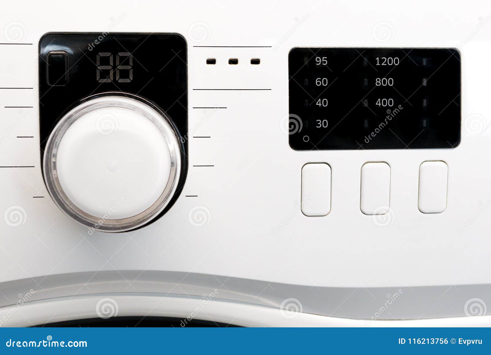 Regulator on the Control Panel of Household Appliances Stock Photo ...