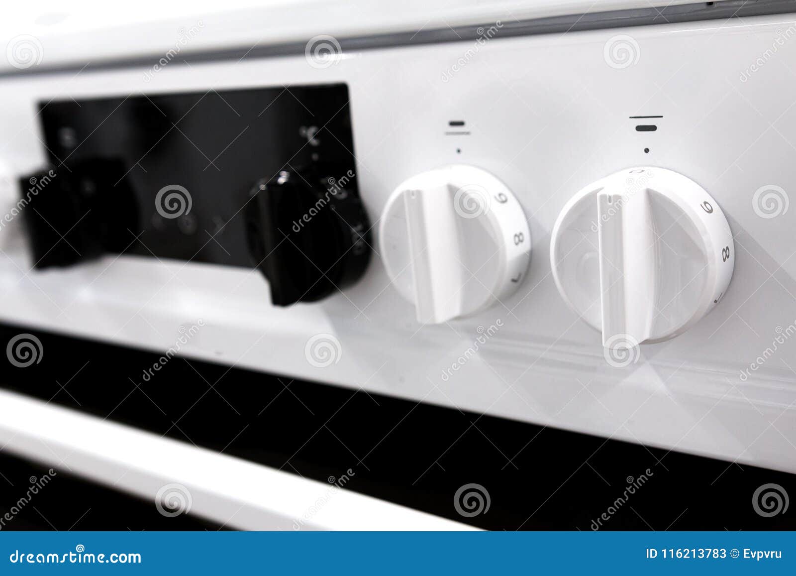 Regulator on the Control Panel of Household Appliances Stock Image ...