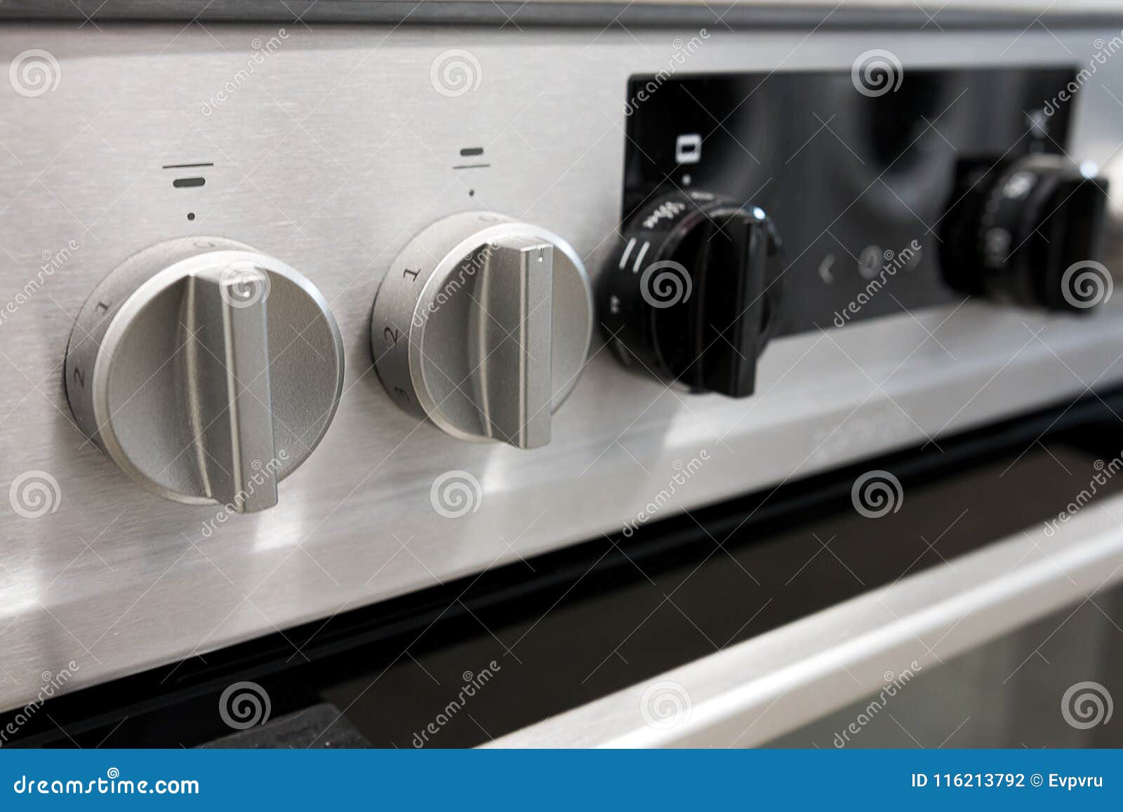 Regulator on the Control Panel of Household Appliances Stock Photo ...