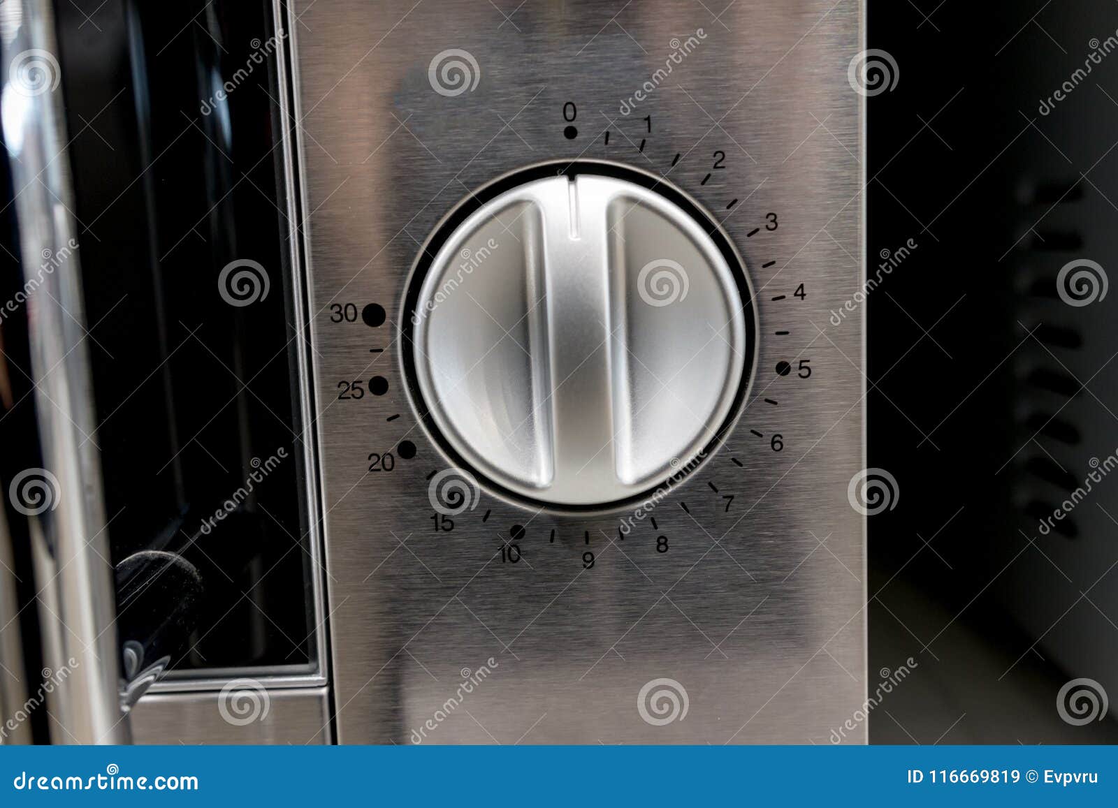 Regulator on the Control Panel of Household Appliances Stock Image ...