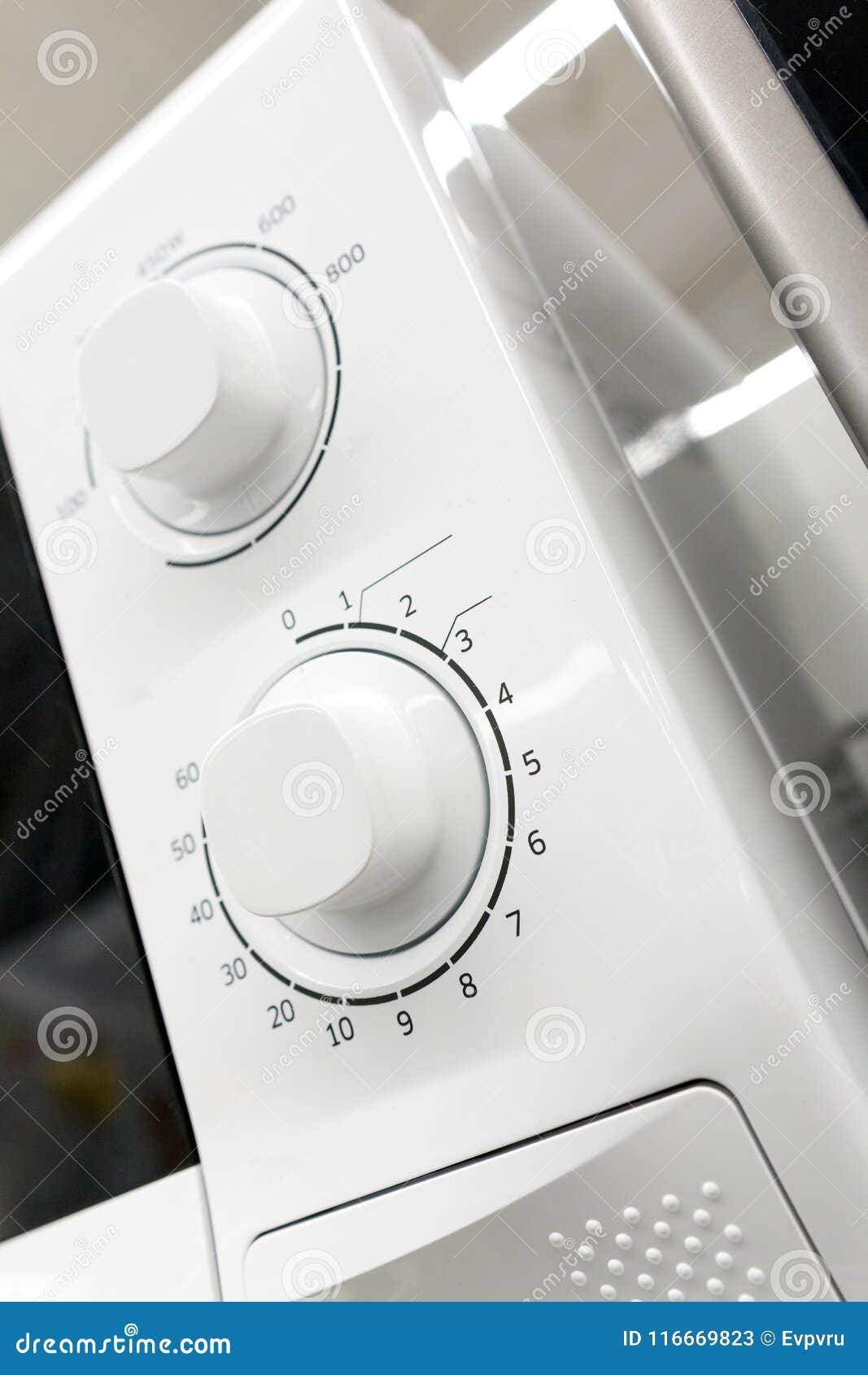 Regulator on the Control Panel of Household Appliances Stock Image ...