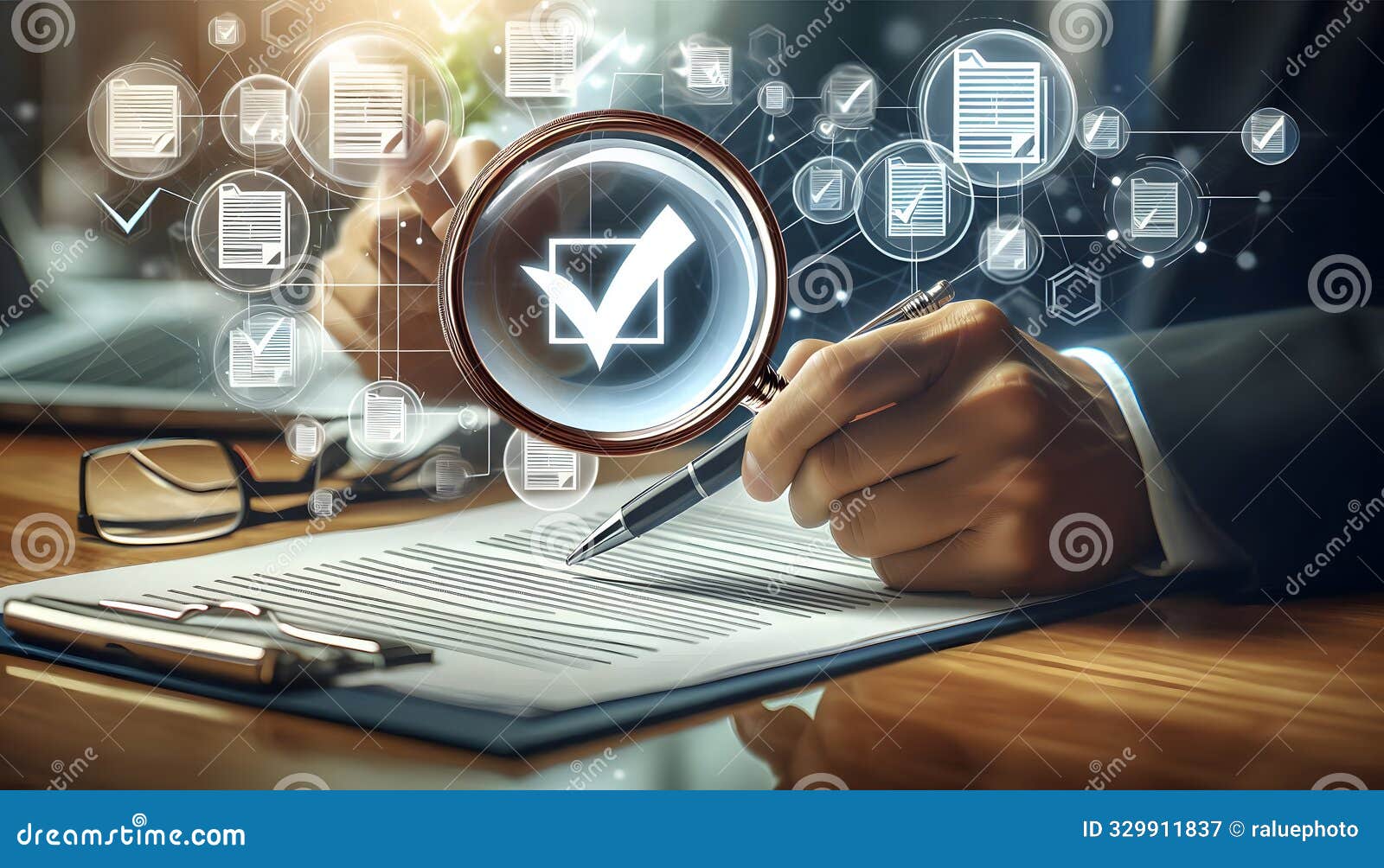 Regulatory Compliance Review and Approval Stock Illustration ...