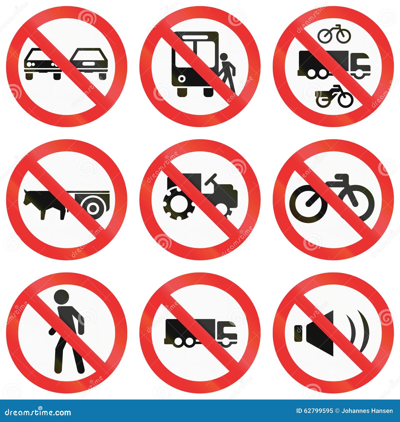 Regulatory Road Signs in Mexico Stock Illustration - Illustration of ...