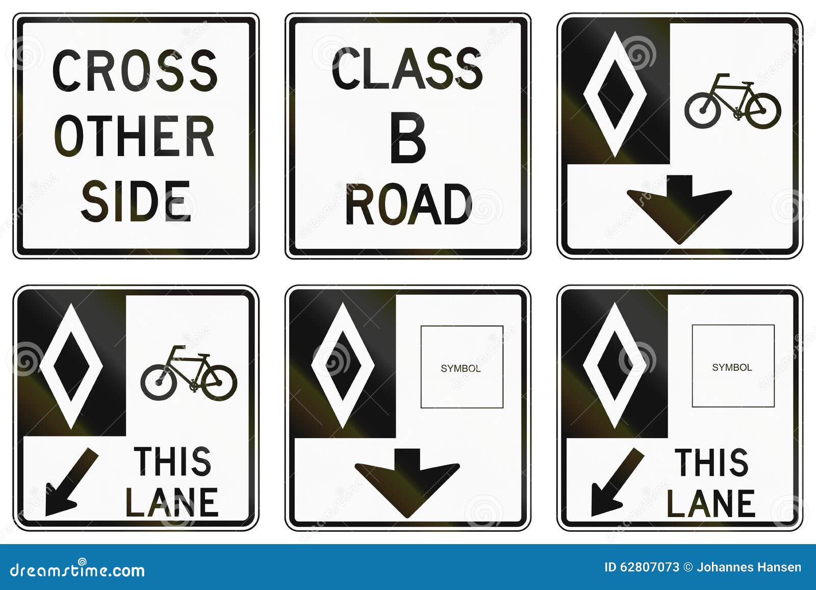 Regulatory Road Signs in Ontario - Canada Stock Illustration ...