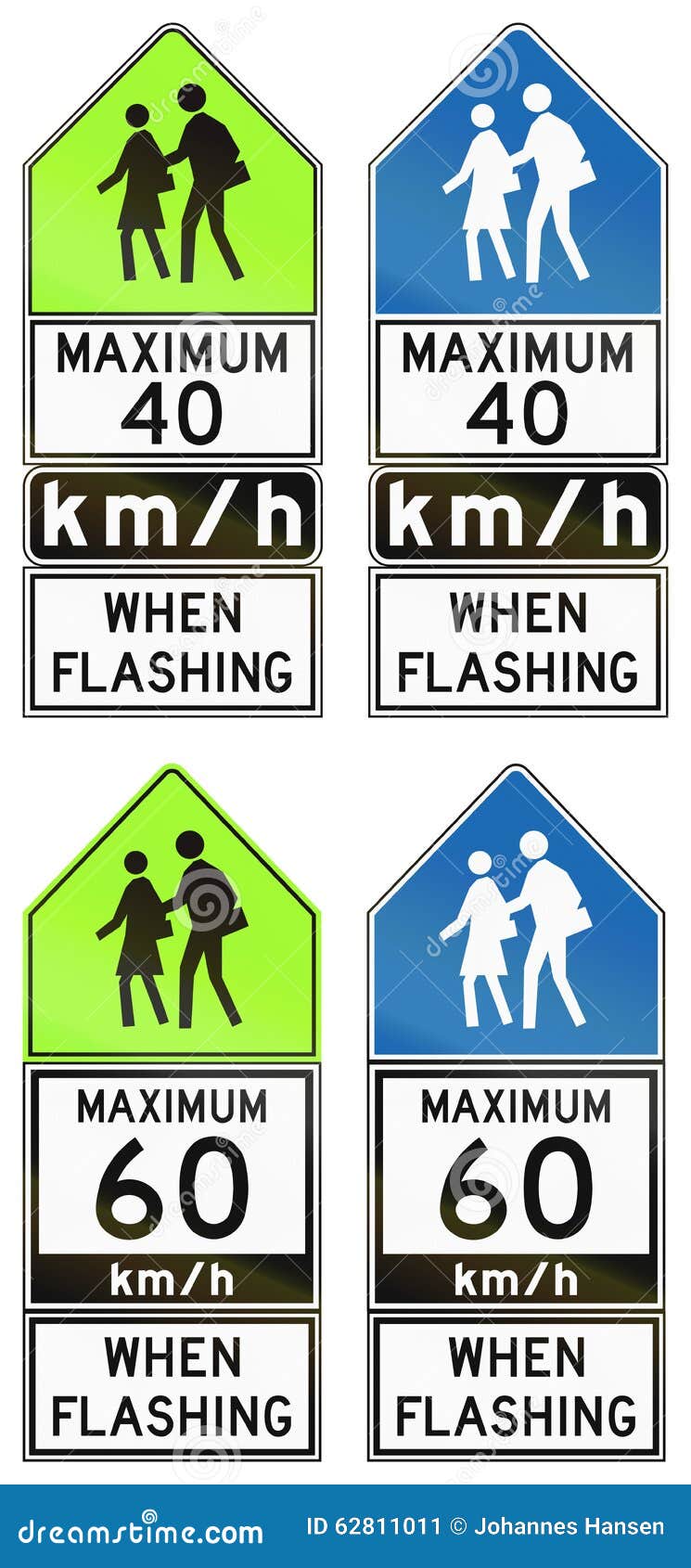 Regulatory Road Signs In Ontario - Canada Royalty-Free Stock ...