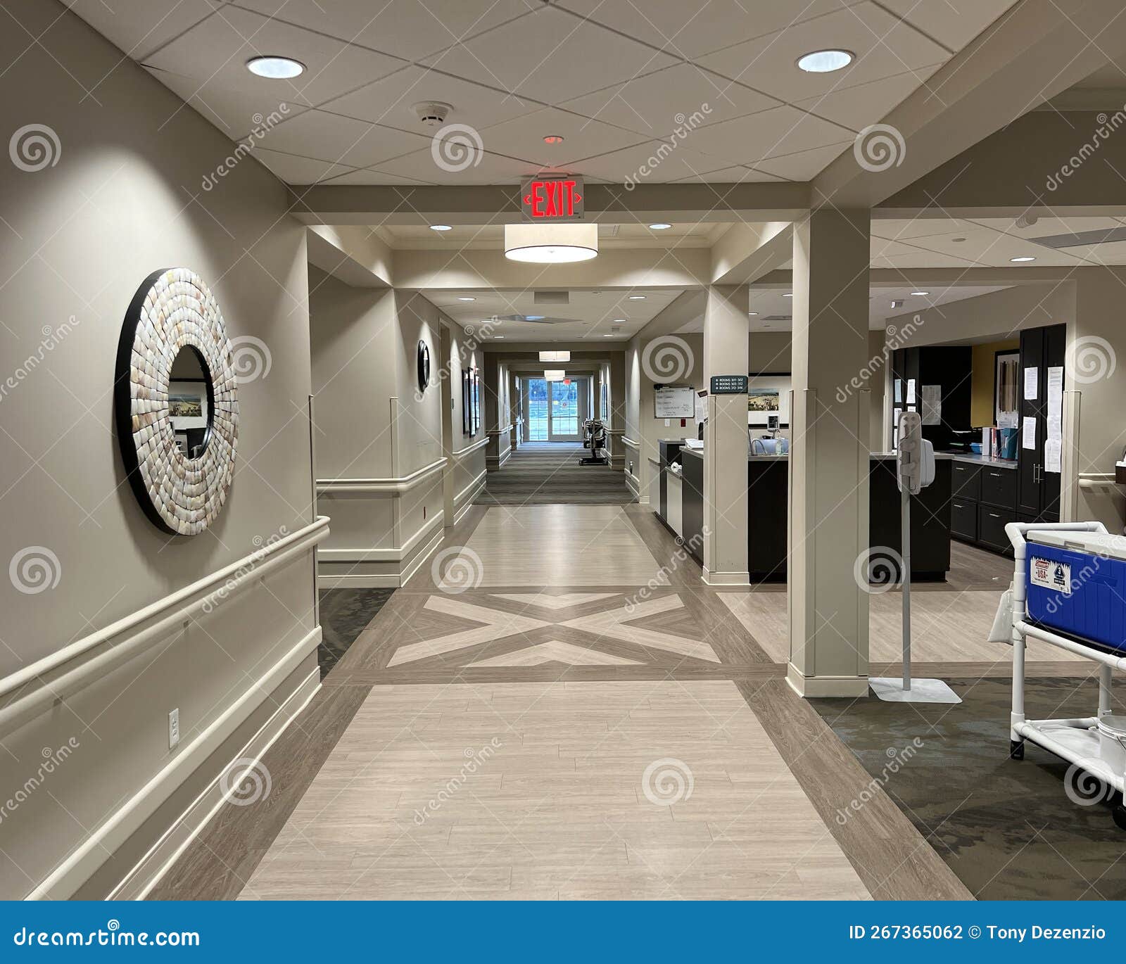 Rehab Facility Interior stock photo. Image of building - 267365062