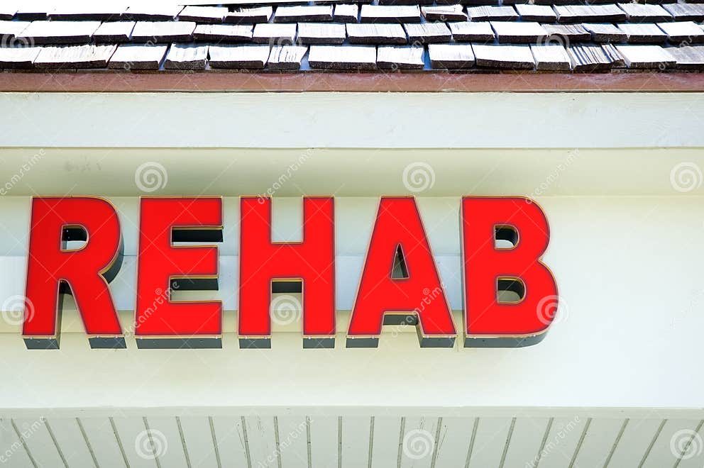 Rehab signage stock image. Image of sign, care, building - 1738677