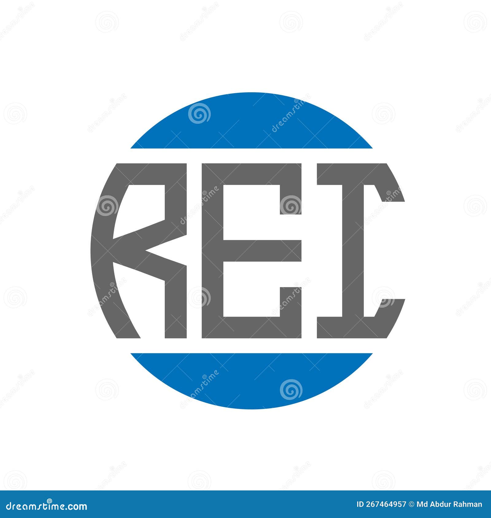 REI Letter Logo Design On White Background. REI Creative Initials ...