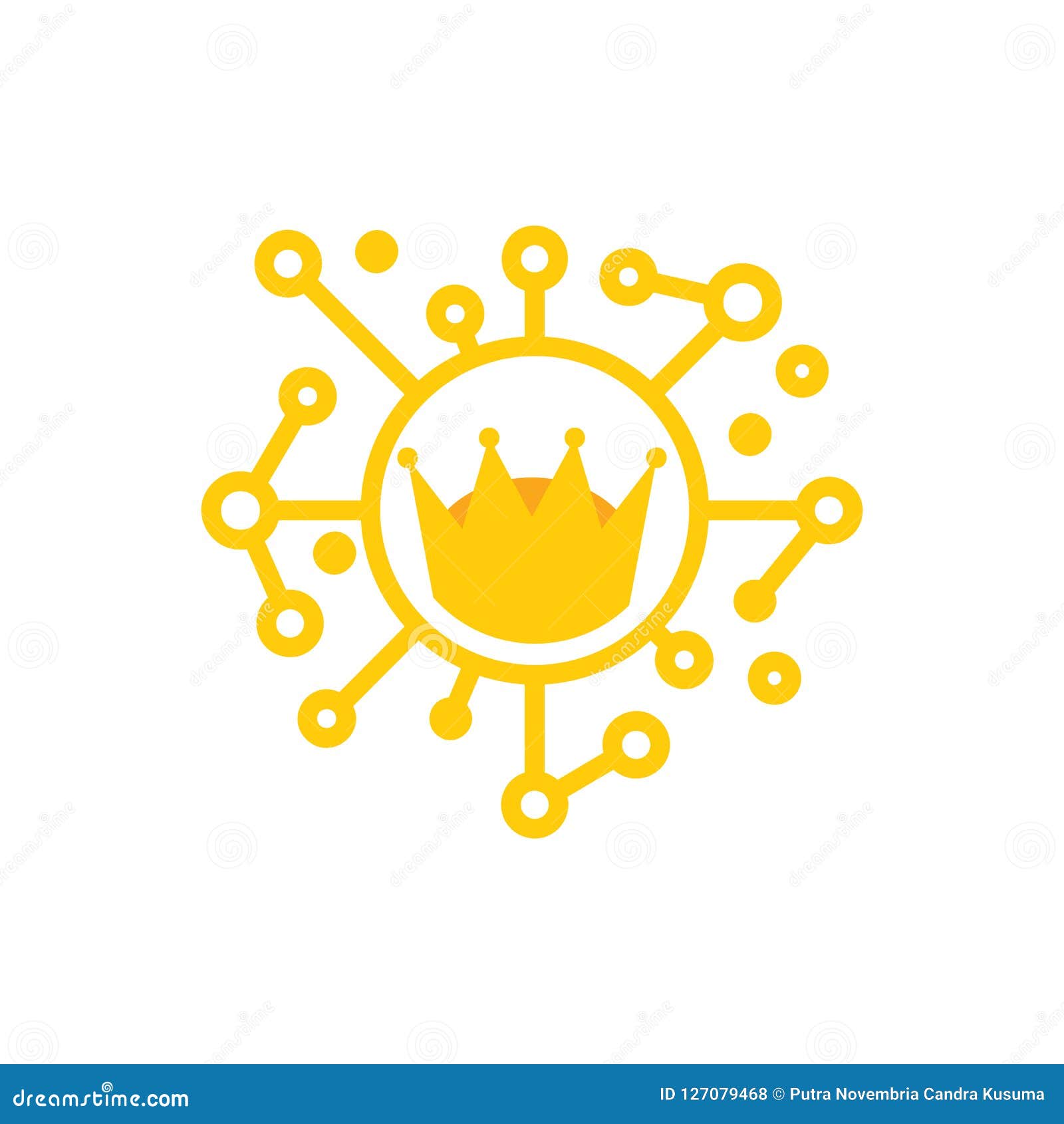 Rei Network Logo Icon Design Ilustração do Vetor - Ilustração de ...