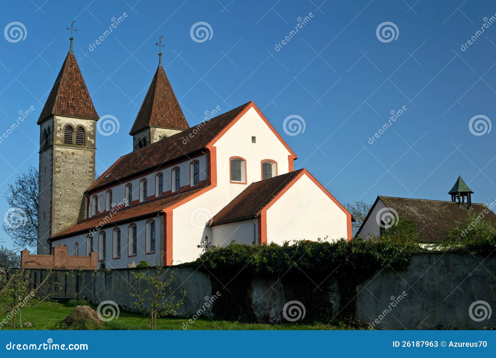 Reichenau stock image. Image of architecture, steeples - 26187963