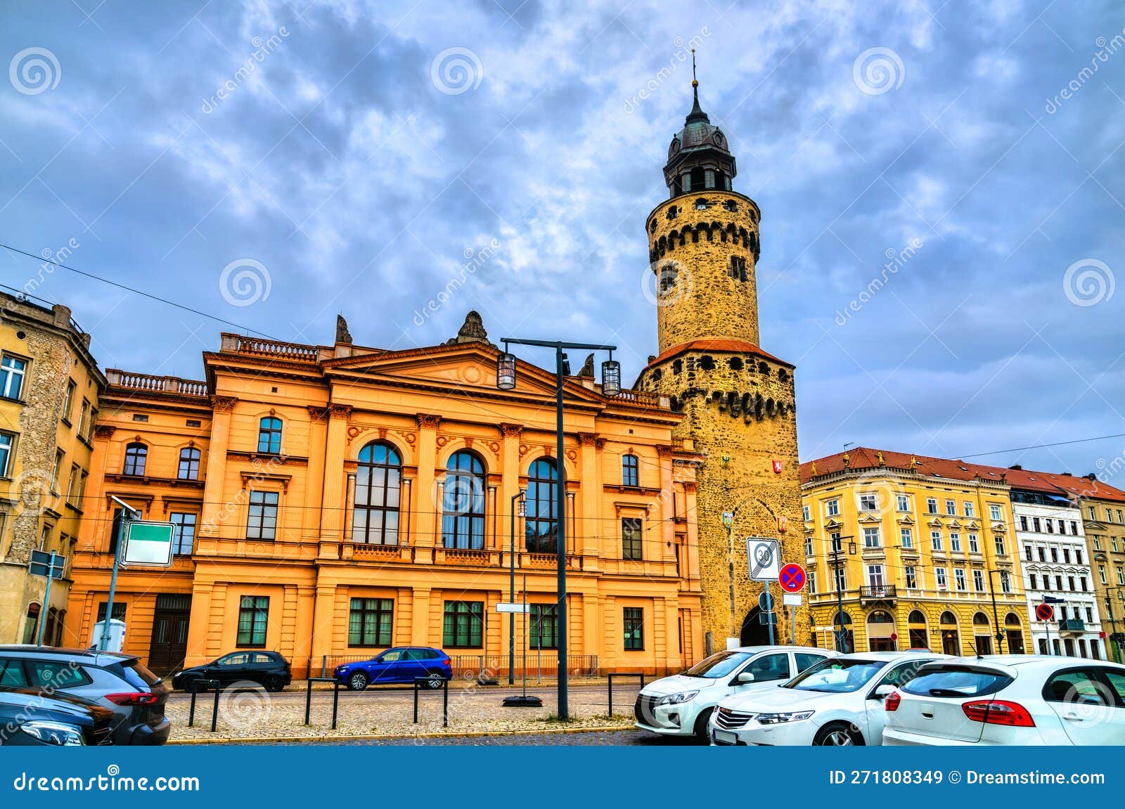 Reichenbach Tower in Gorlitz, Germany Editorial Stock Image - Image of ...