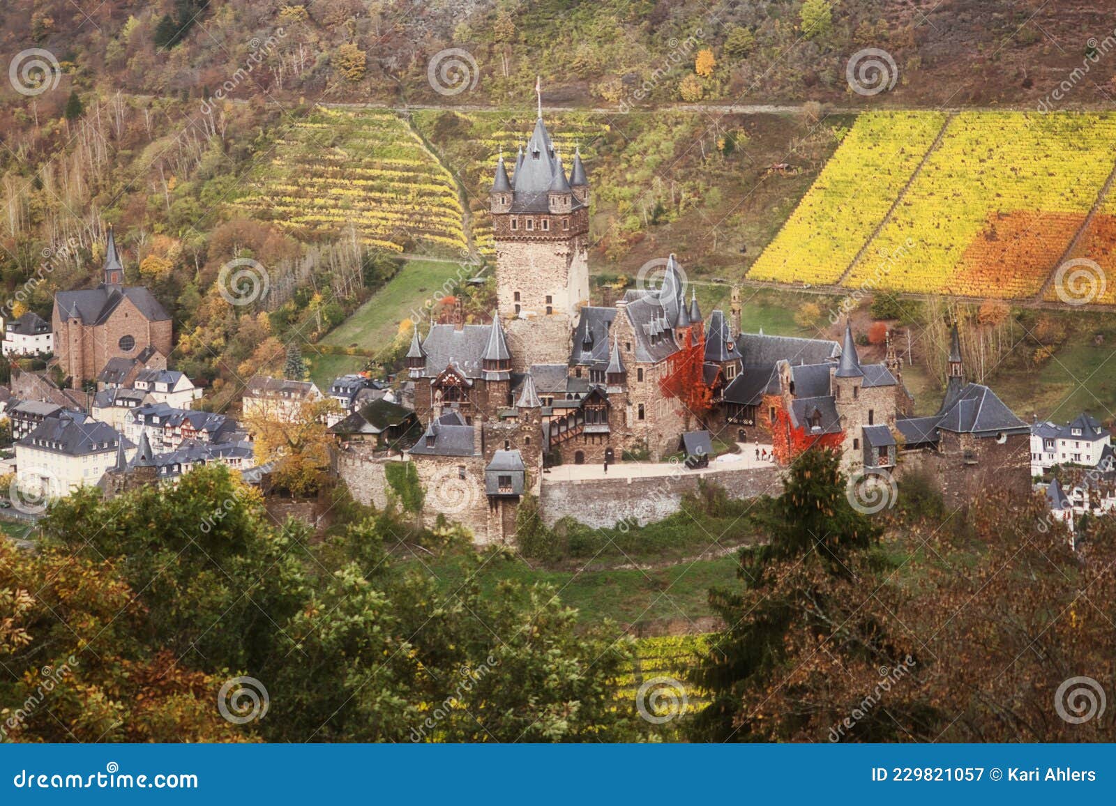 Reichsburg Cochem, a Castle Complex Editorial Photography - Image of ...