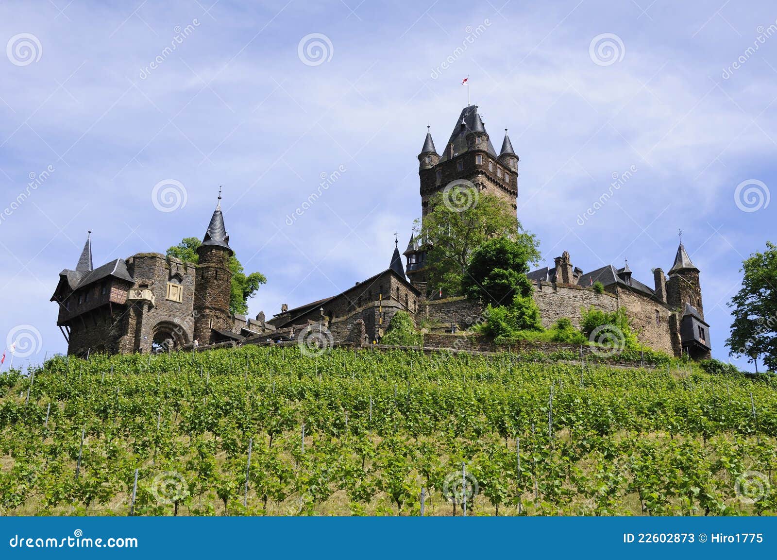 Reichsburg in Cochem, Germany Stock Image - Image of germany, tourist ...