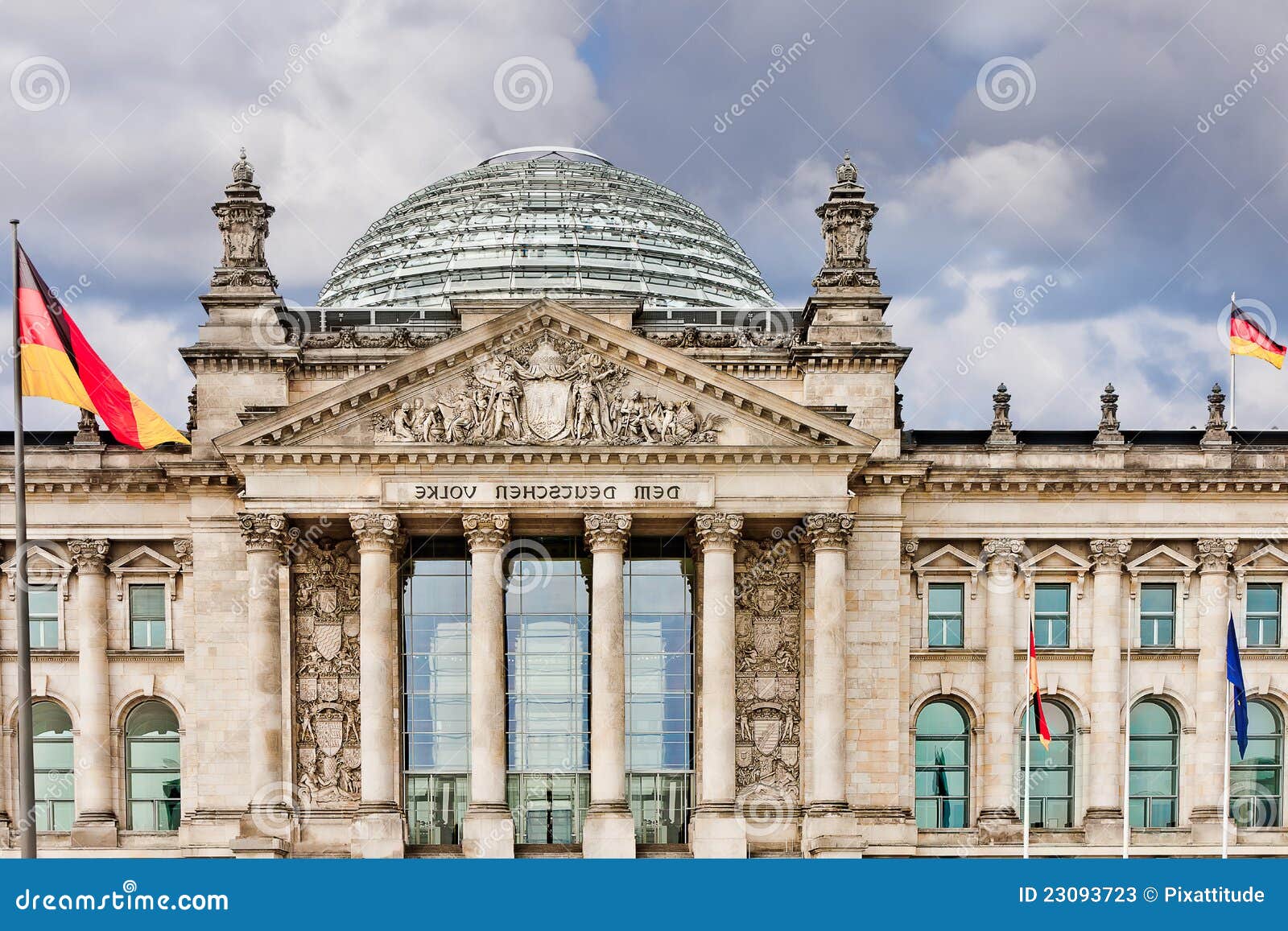 Reichstag berlin germany stock image. Image of facade - 23093723